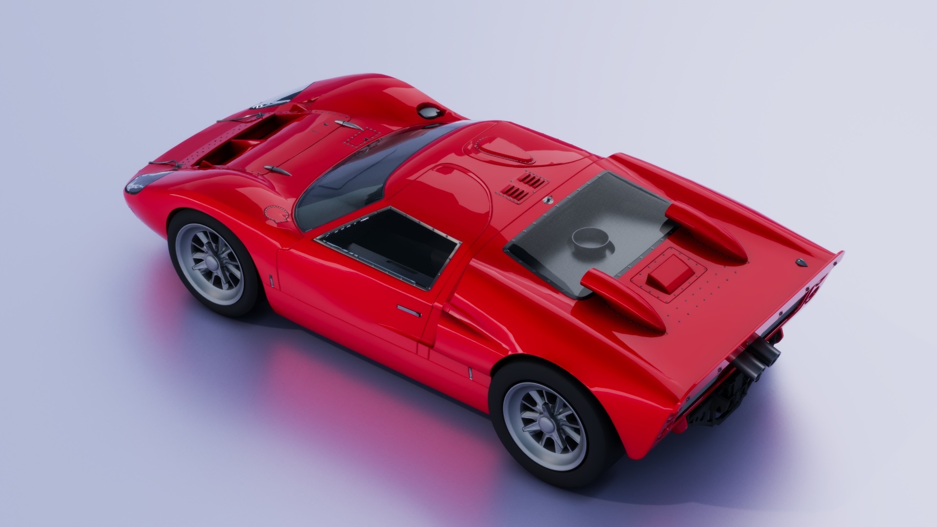GT40 Mk II 1966 3D model 3D printable | CGTrader