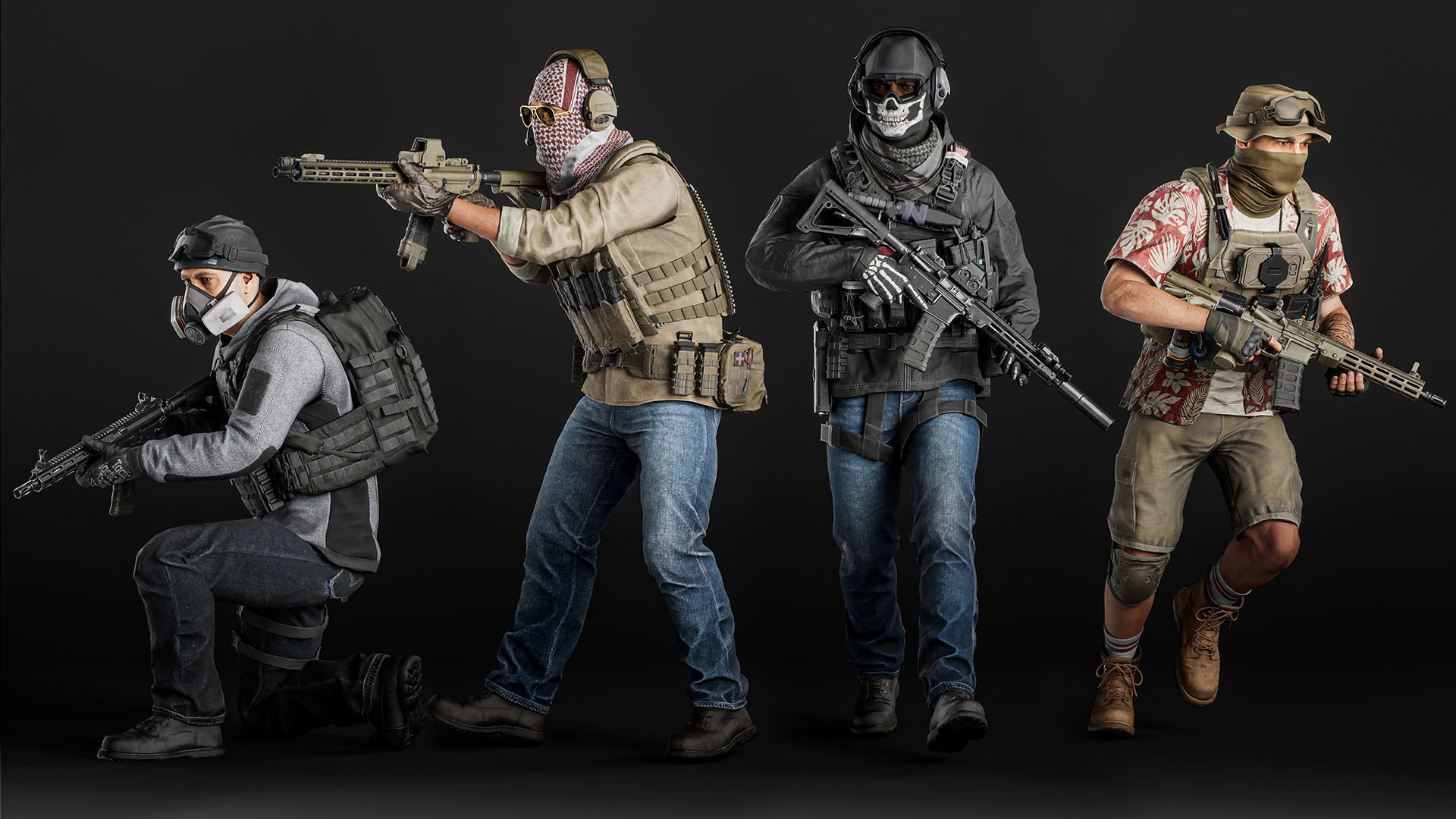 3D model Modular PMC Character VR / AR / low-poly | CGTrader