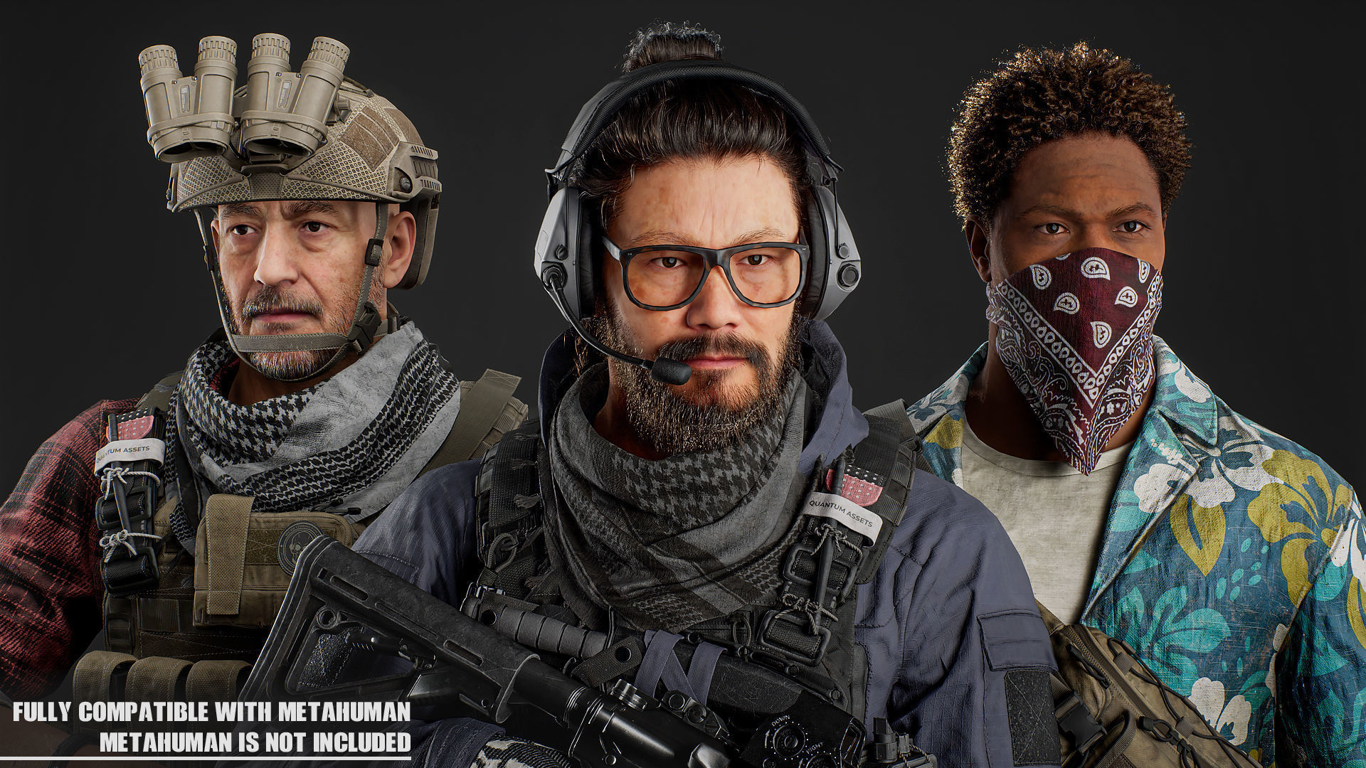 3D model Modular PMC Character VR / AR / low-poly | CGTrader