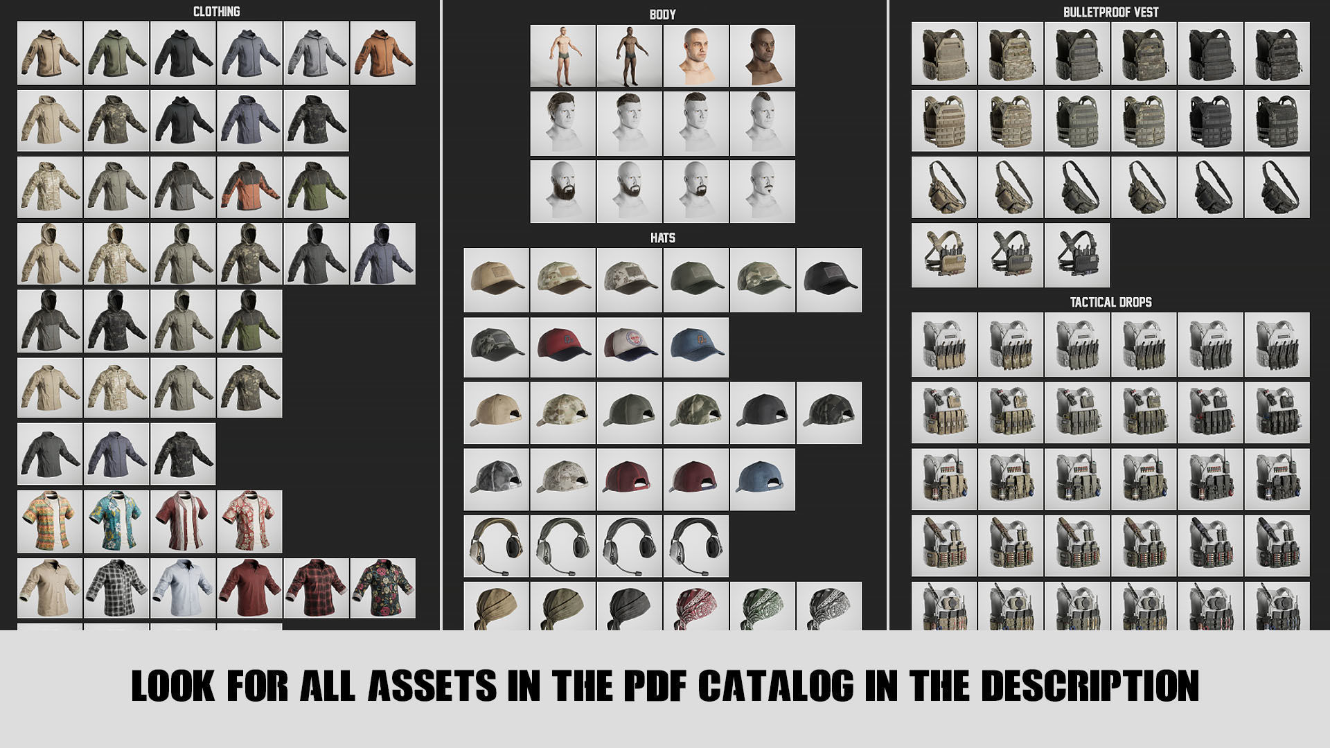 3D model Modular PMC Character VR / AR / low-poly | CGTrader