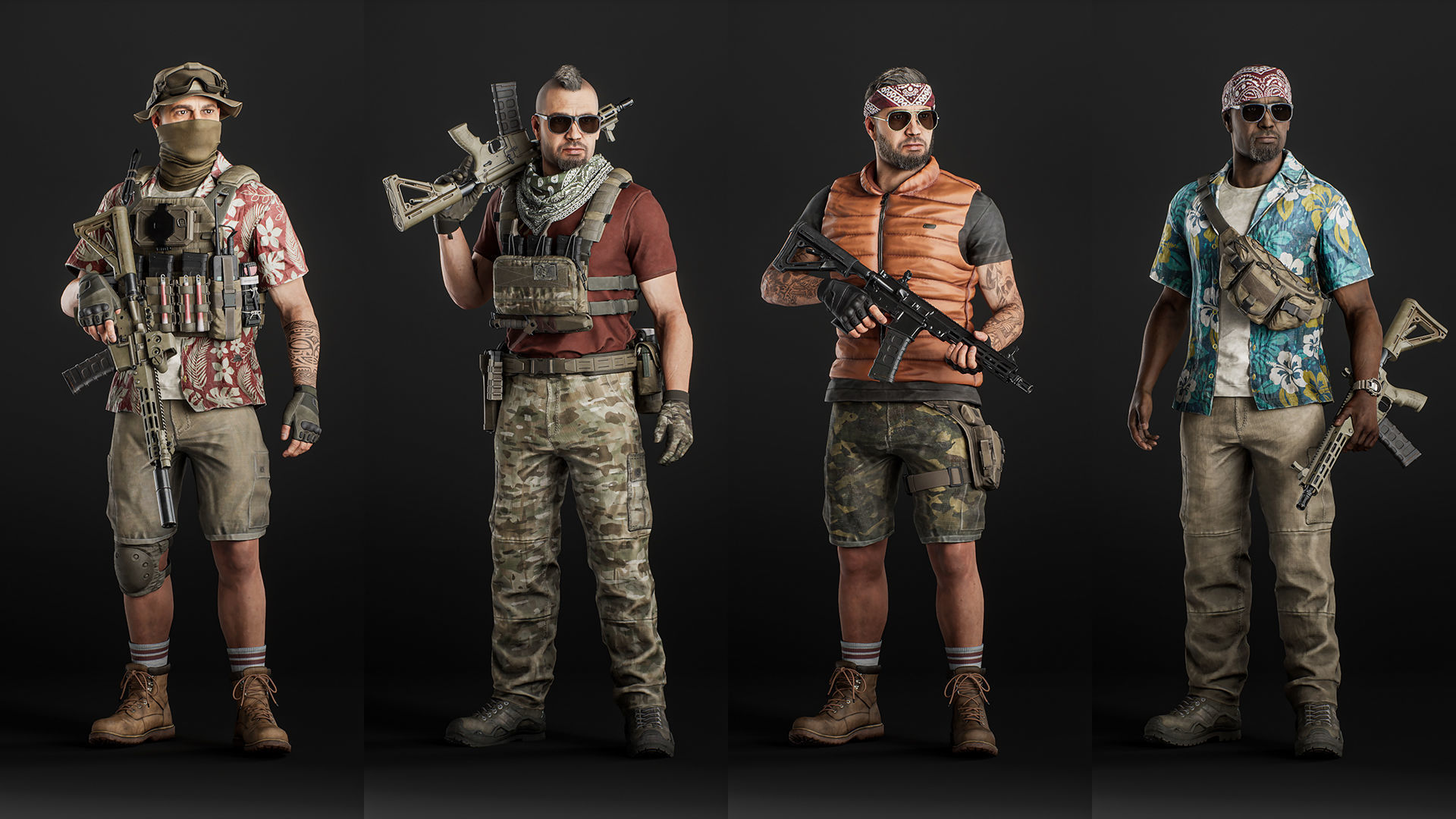 3D model Modular PMC Character VR / AR / low-poly | CGTrader