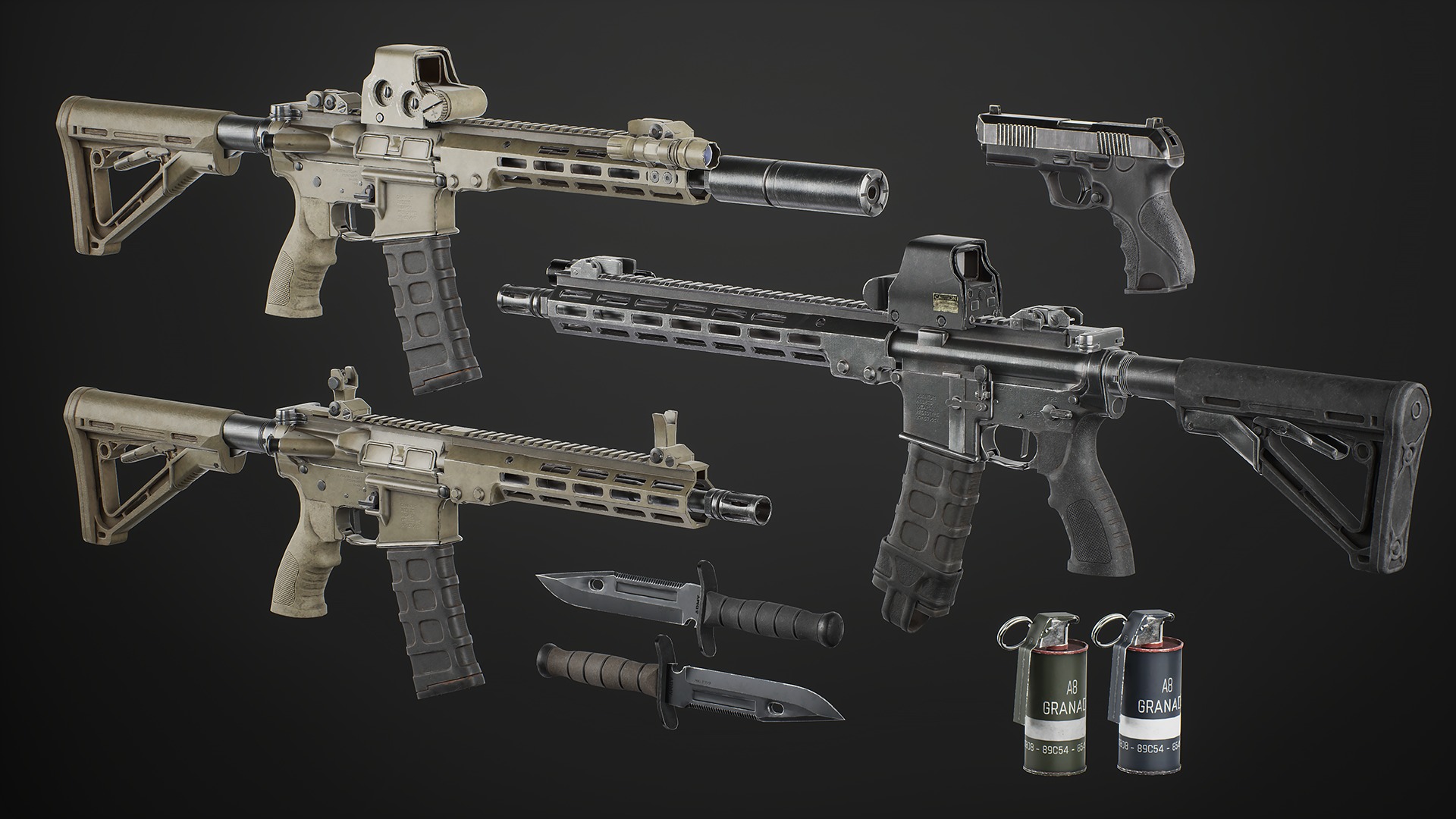 3D model Modular PMC Character VR / AR / low-poly | CGTrader