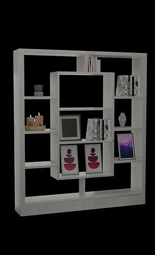 Modern and Realistic 3D Shelf free 3D model | CGTrader