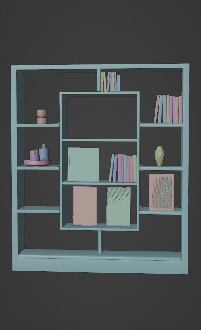 Modern and Realistic 3D Shelf free 3D model | CGTrader