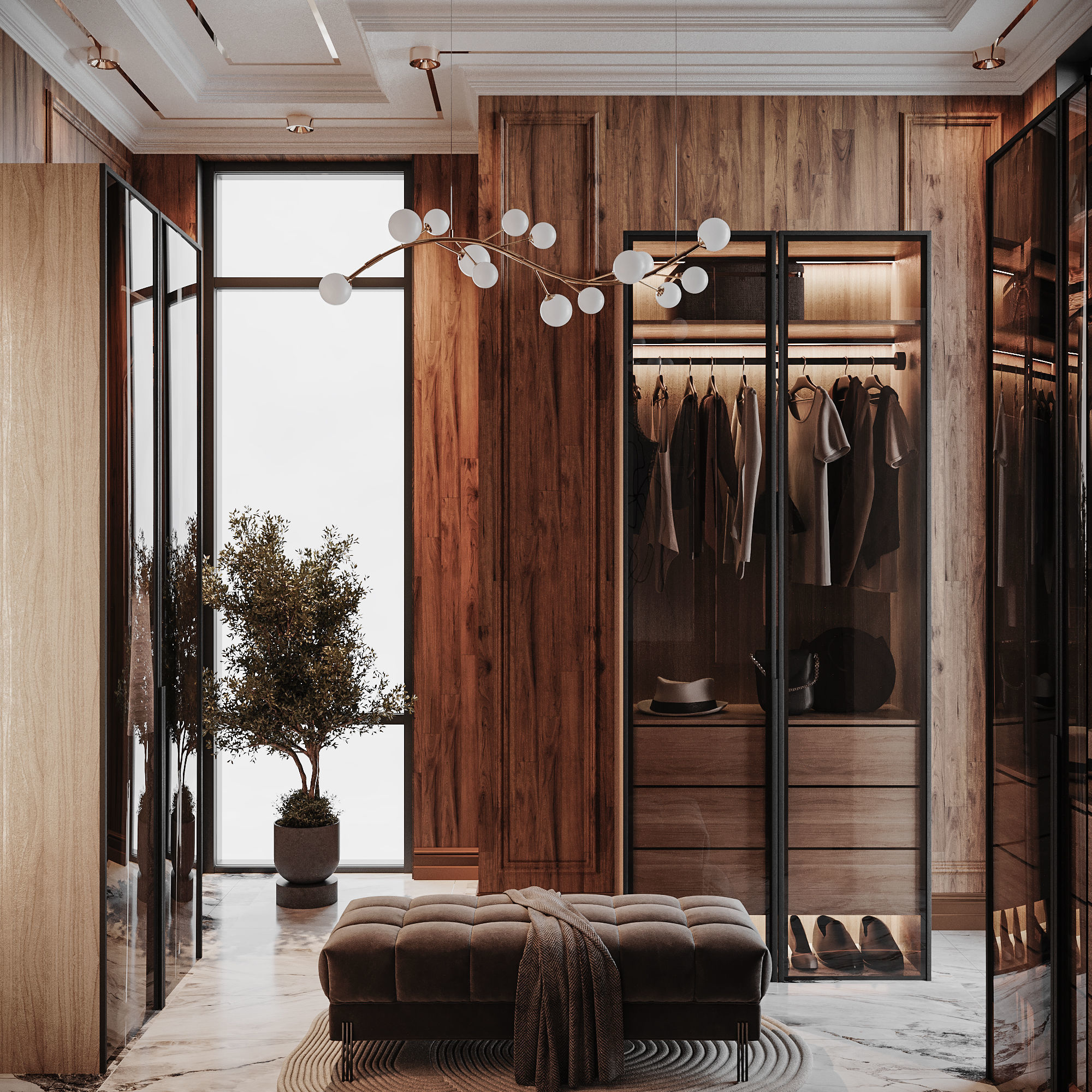 Wardrobe Scene 3D model | CGTrader