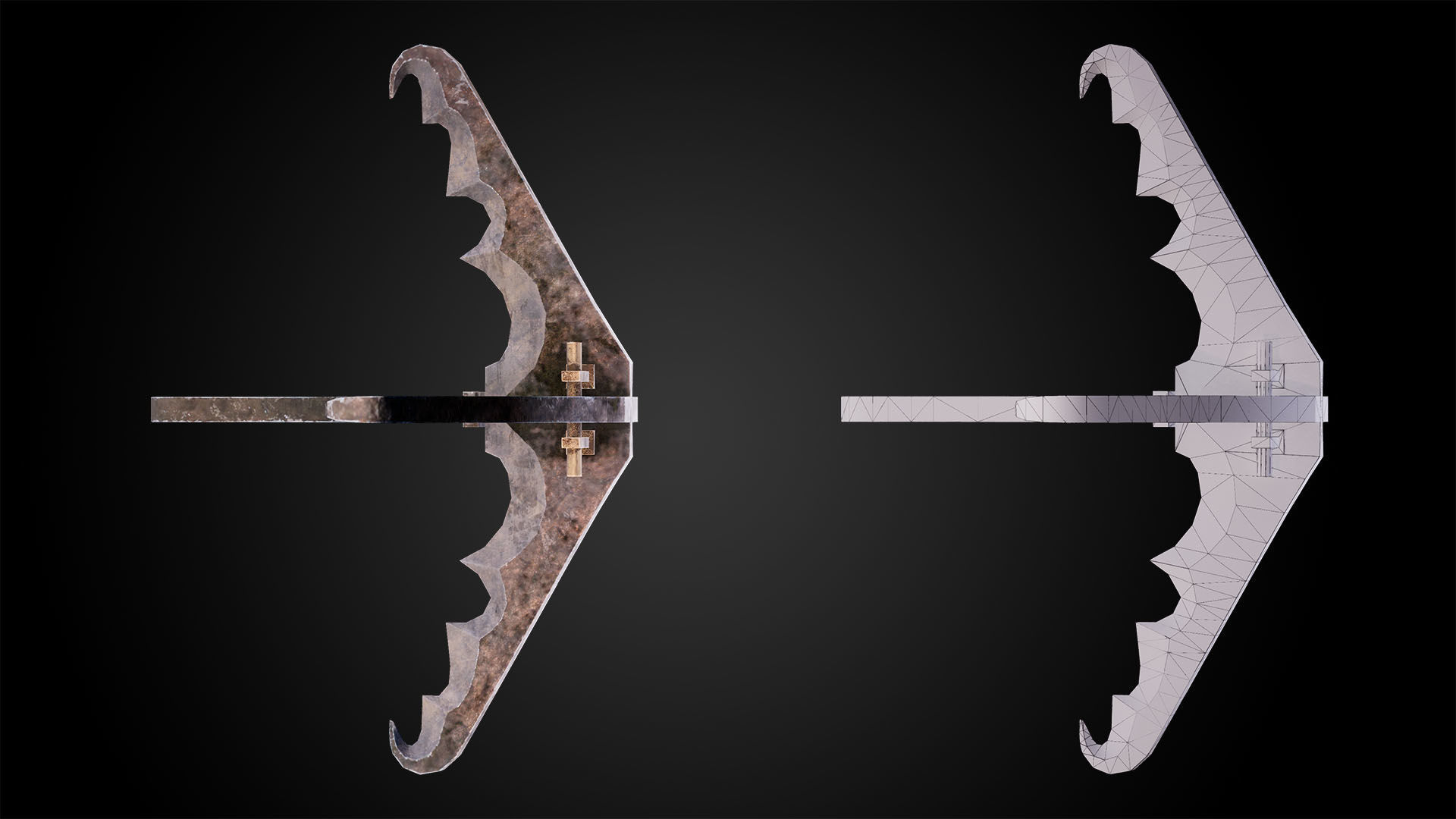 3D model Medieval grappling hook VR / AR / low-poly | CGTrader