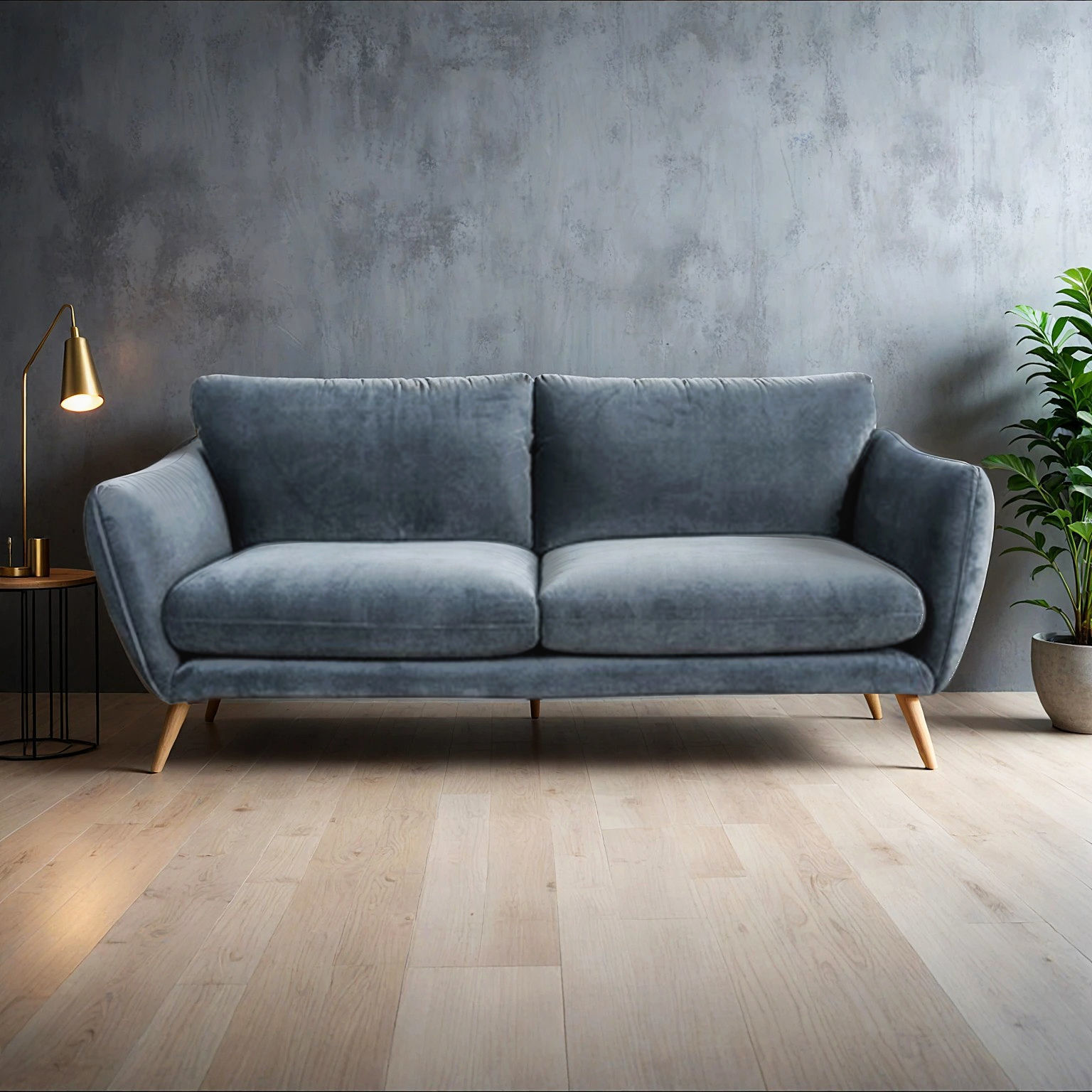Azure Comfort Sofa 3D model free VR / AR / low-poly 3D model | CGTrader