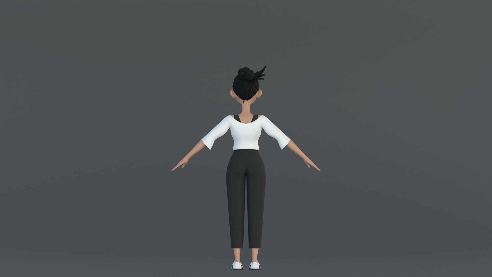 Grace Cartoon Female Character 3D model rigged | CGTrader