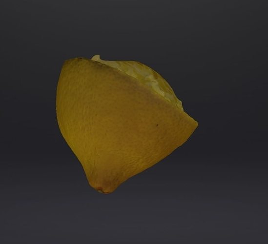 3D model citron VR / AR / low-poly | CGTrader