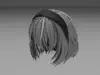 Hair 3 free 3D model | CGTrader