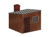 Model Railway Lineside Wooden Hut 1 3D model 3D printable | CGTrader