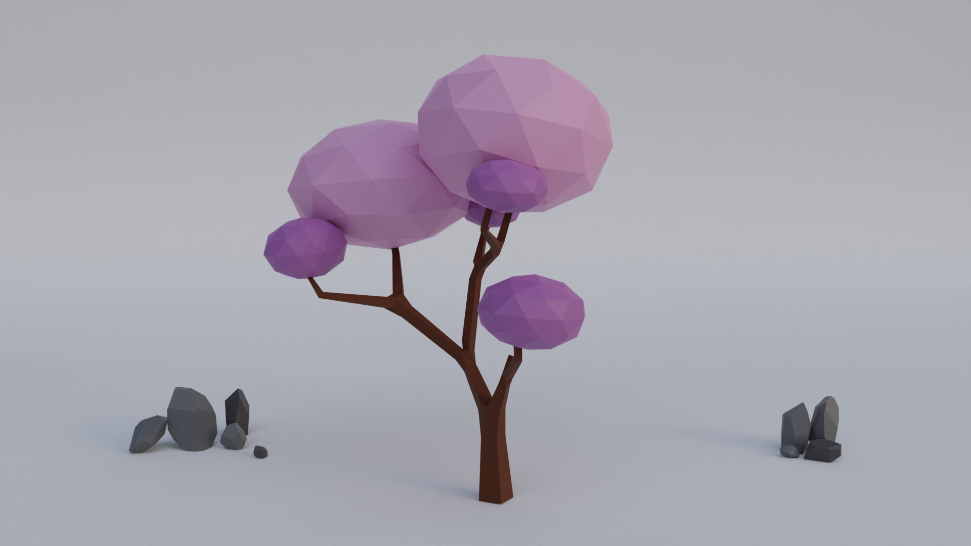 Low poly Trees free VR / AR / low-poly 3D model | CGTrader