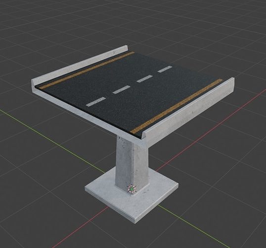 Road Asset free VR / AR / low-poly 3D model | CGTrader