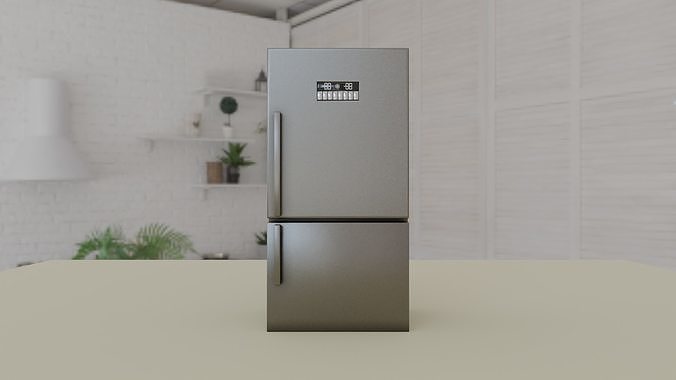 3D model 3D Refrigerator Model VR / AR / low-poly | CGTrader