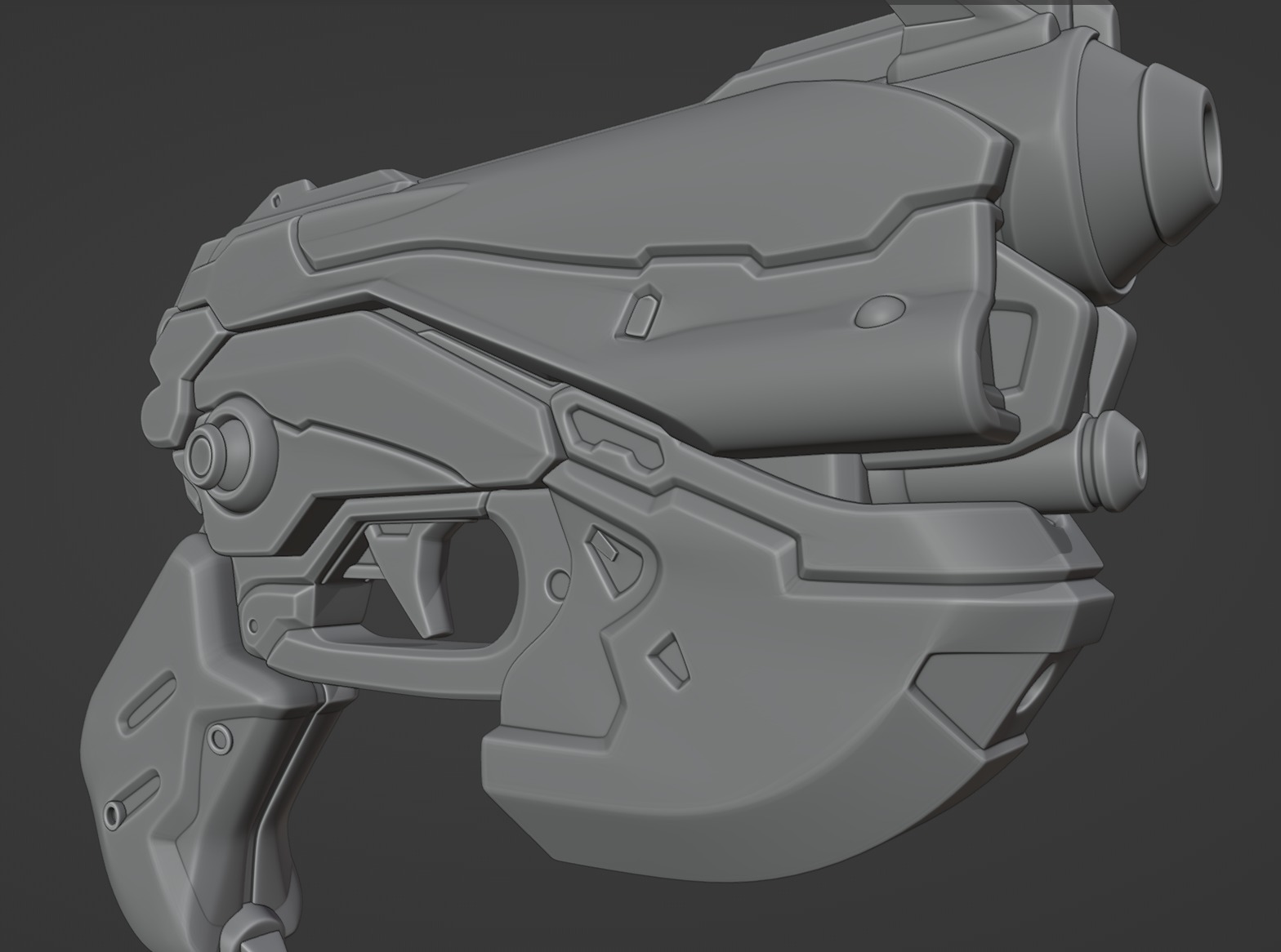 Overwatch 2 - DVA Gun-Blaster - Cosplay 3D Print Prop 3D model 3D ...