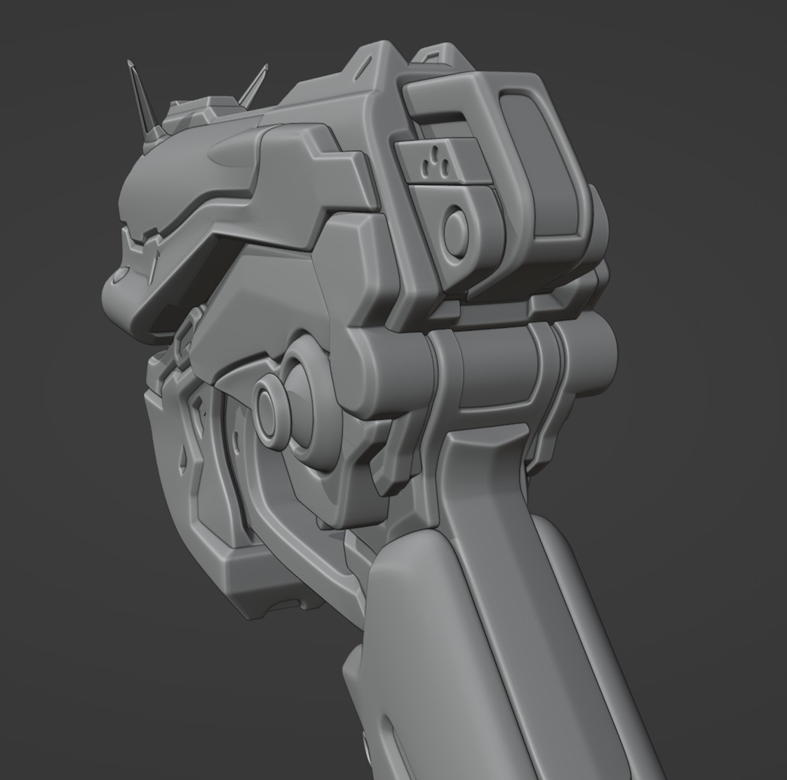 Overwatch 2 - DVA Gun-Blaster - Cosplay 3D Print Prop 3D model 3D ...