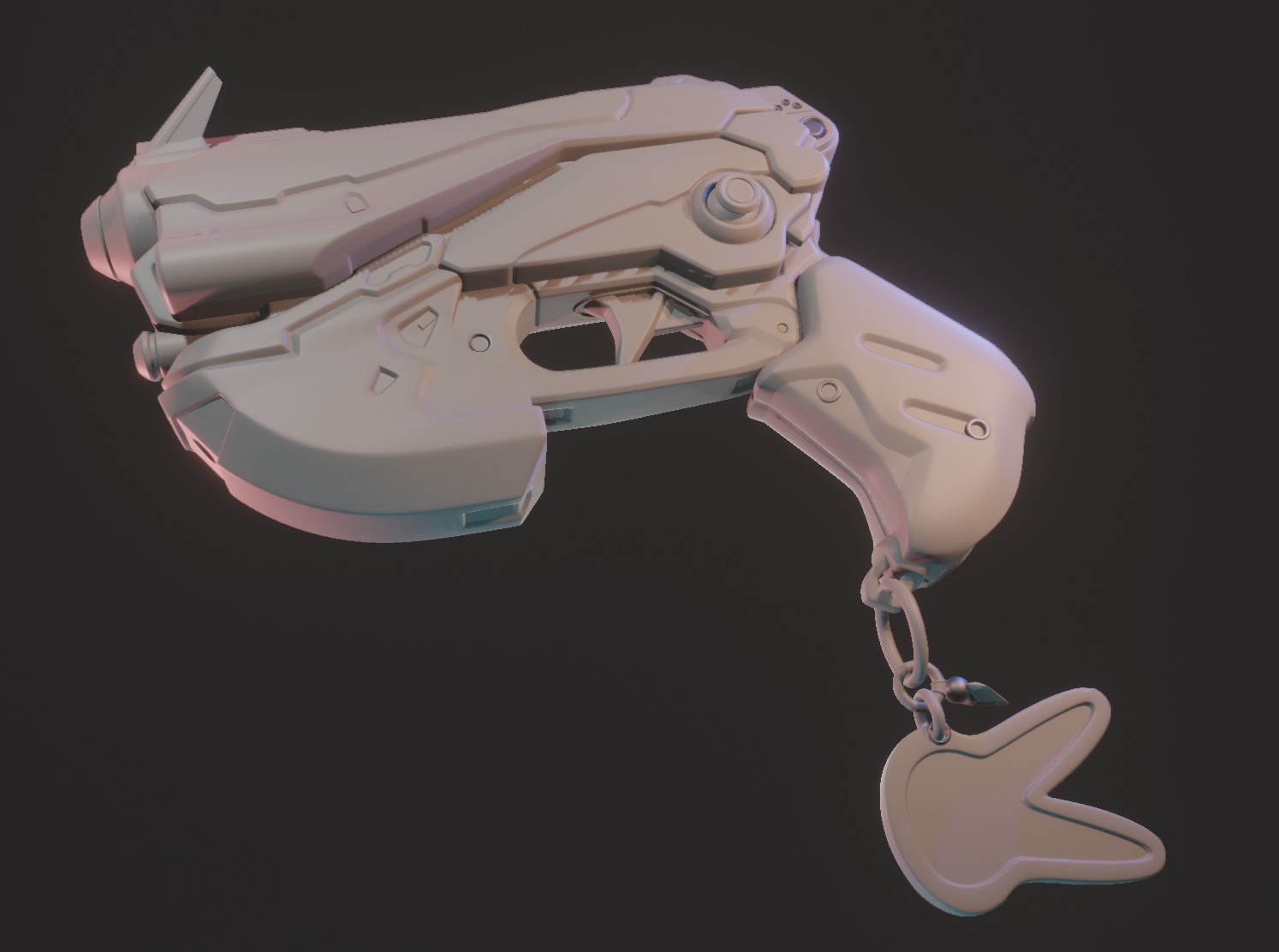 Overwatch 2 - DVA Gun-Blaster - Cosplay 3D Print Prop 3D model 3D ...