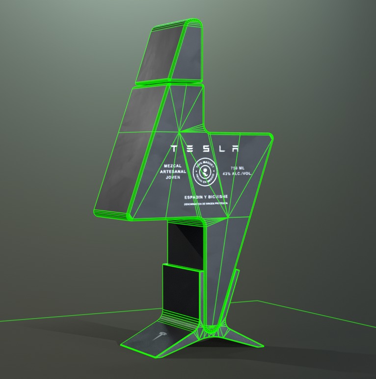 3D model Tesla Mezcal VR / AR / low-poly | CGTrader