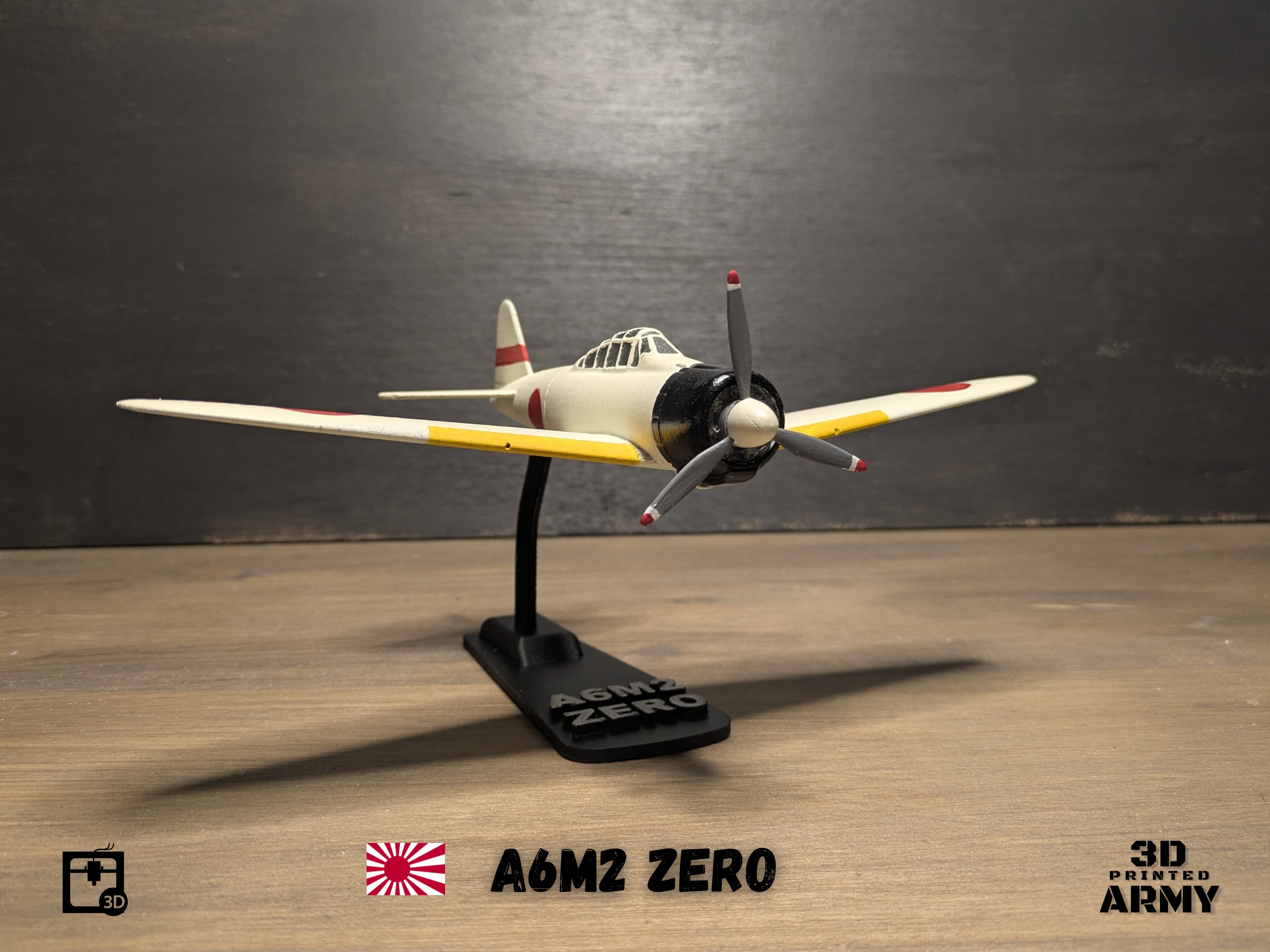 Mitsubishi A6M2 Zero -warbird scalemodel -STL files for 3D print 3D model 3D printable | CGTrader