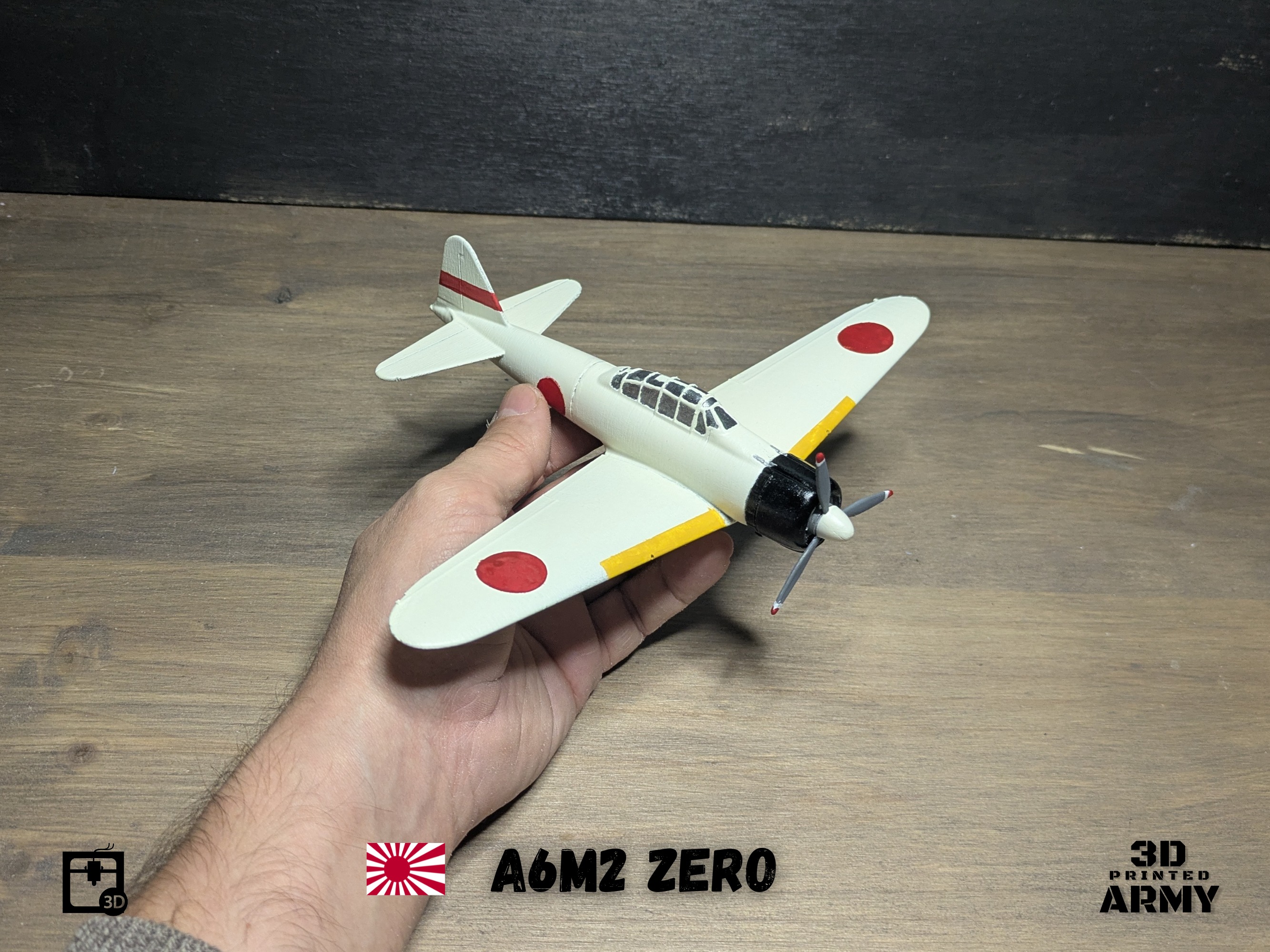 Mitsubishi A6M2 Zero -warbird scalemodel -STL files for 3D print 3D model 3D printable | CGTrader