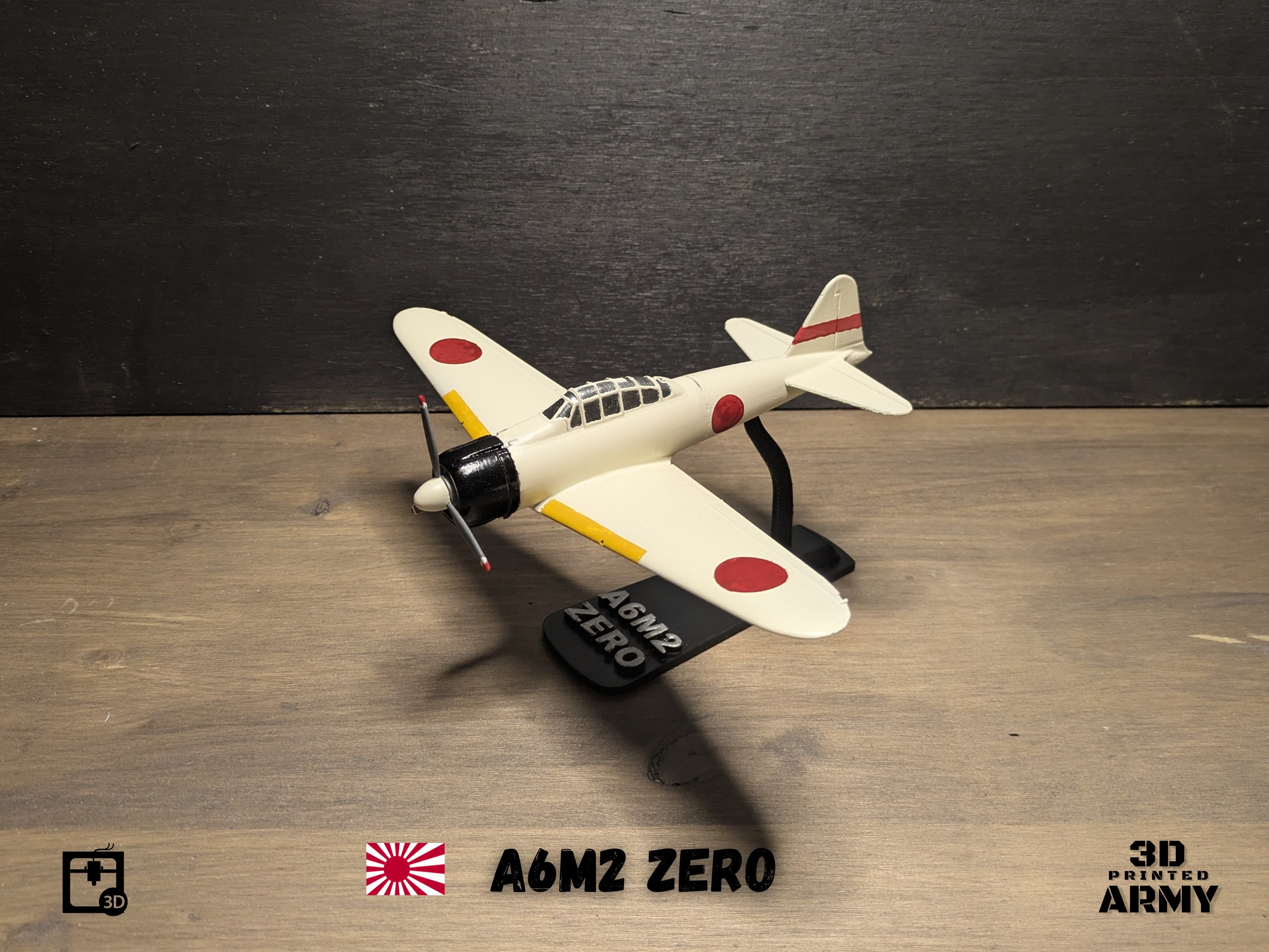 Mitsubishi A6M2 Zero -warbird scalemodel -STL files for 3D print 3D model 3D printable | CGTrader