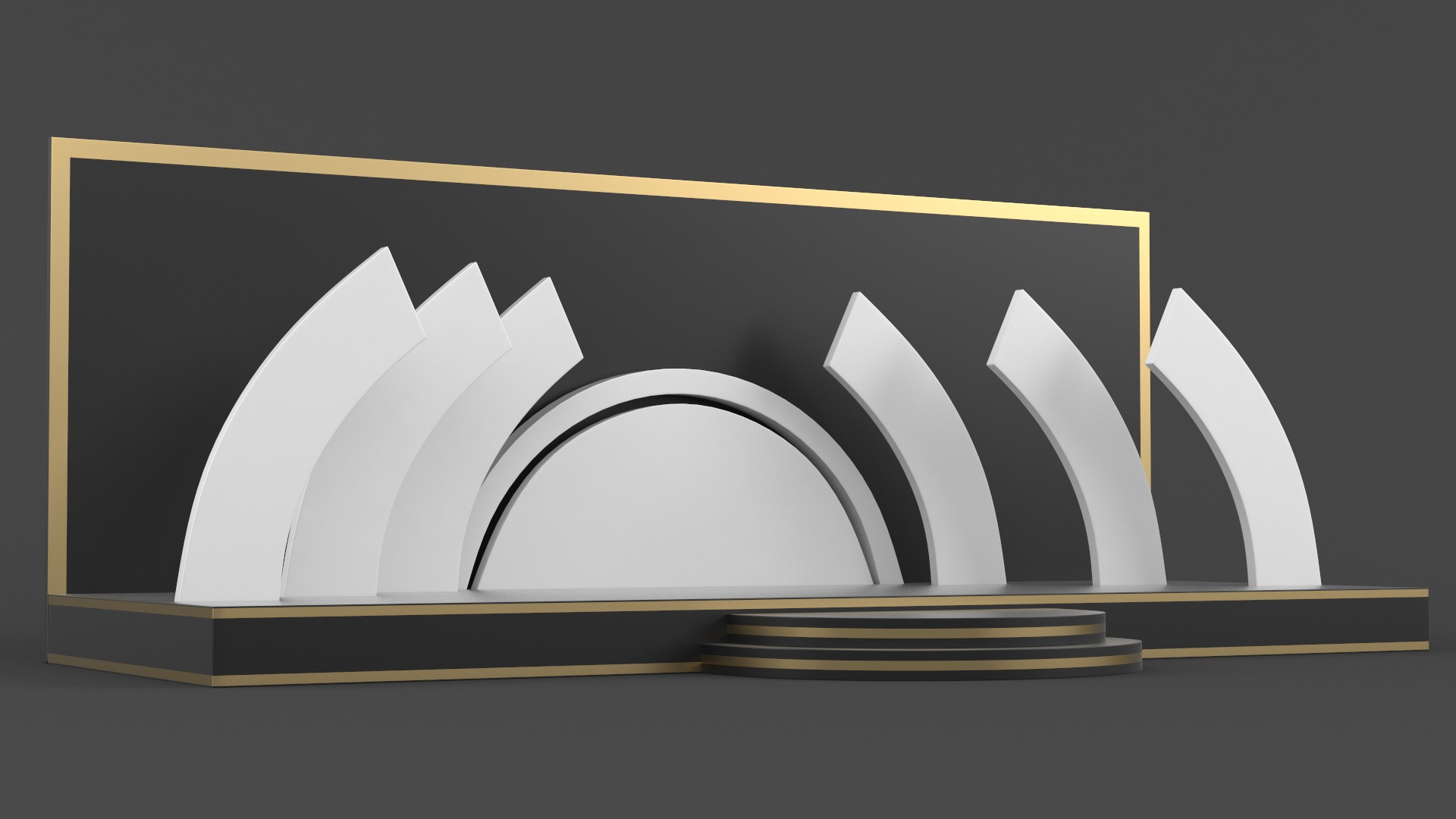 Empty Stage Design free 3D model | CGTrader