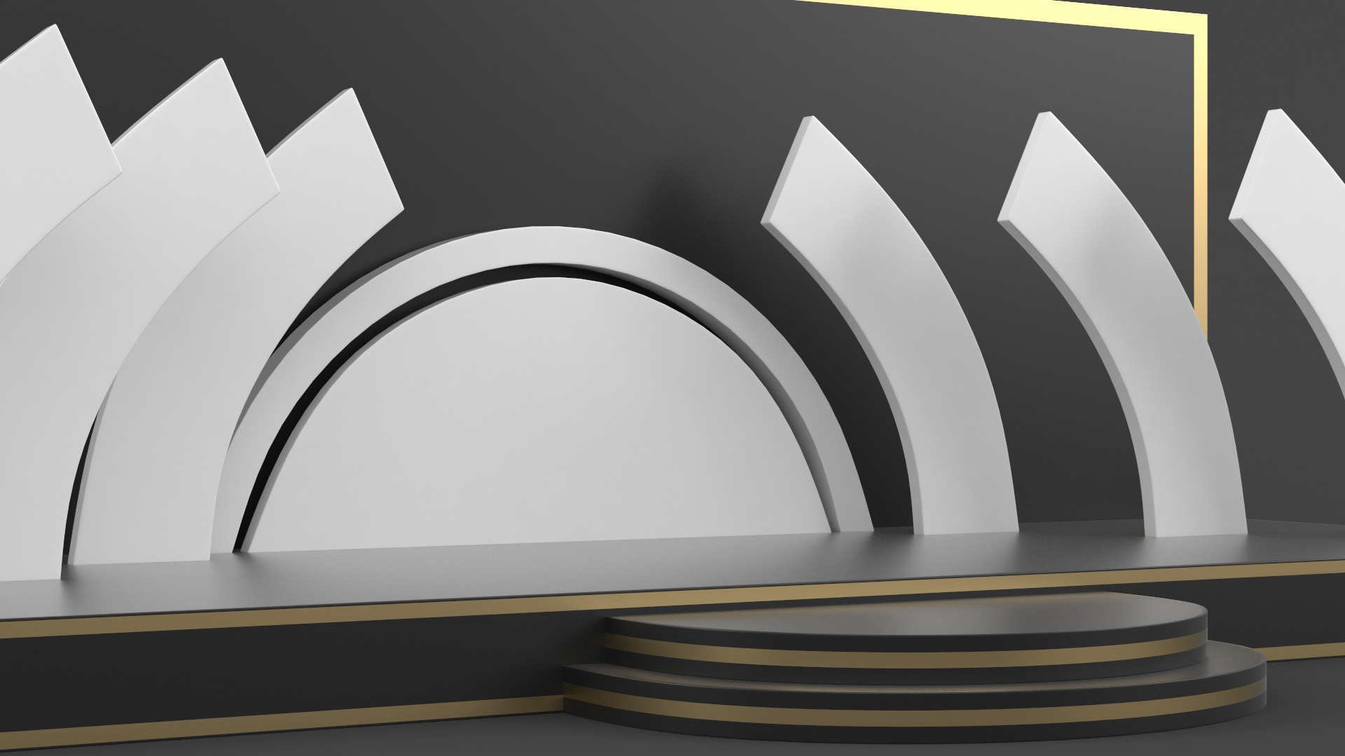 Empty Stage Design free 3D model | CGTrader
