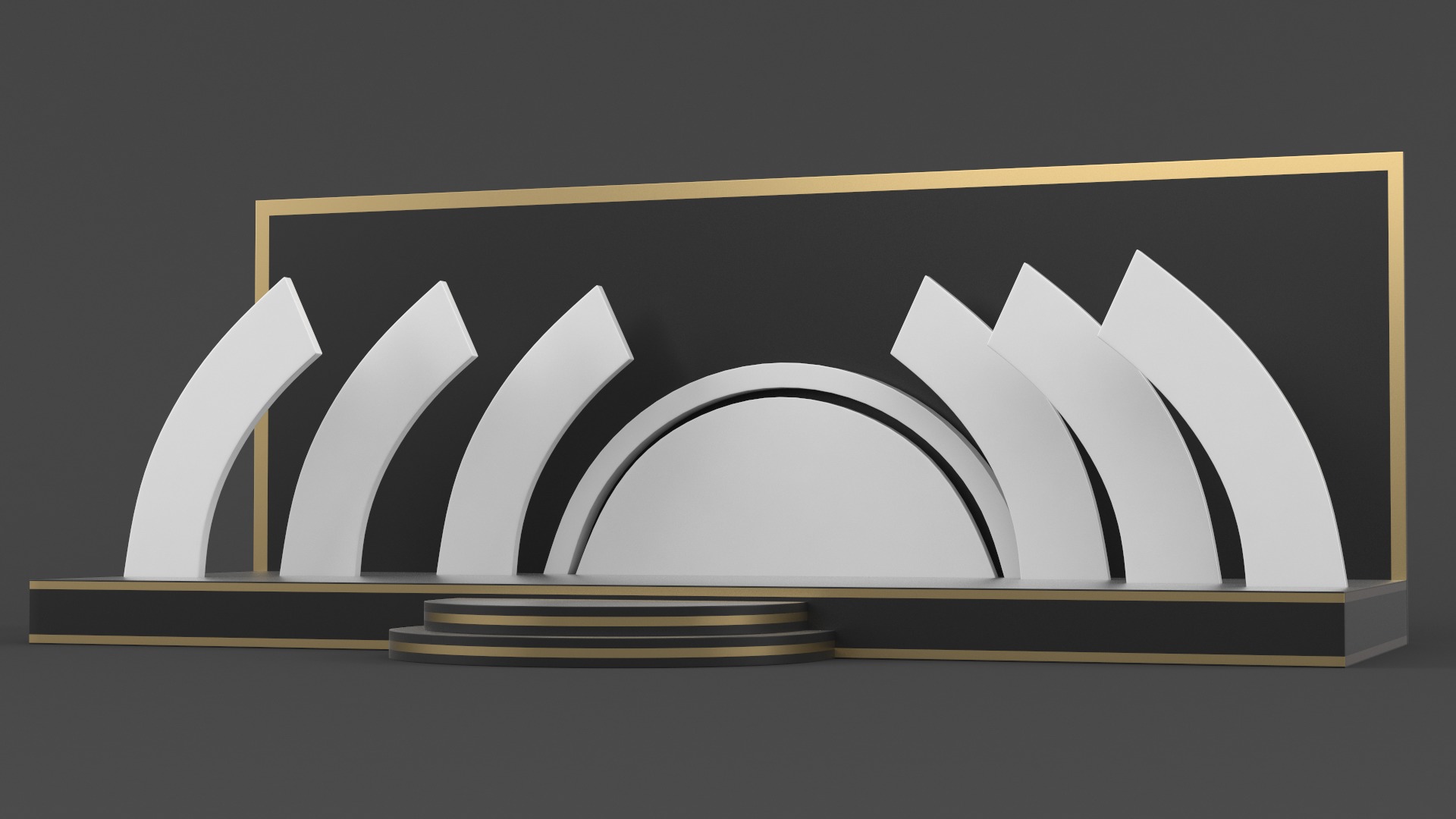 Empty Stage Design free 3D model | CGTrader