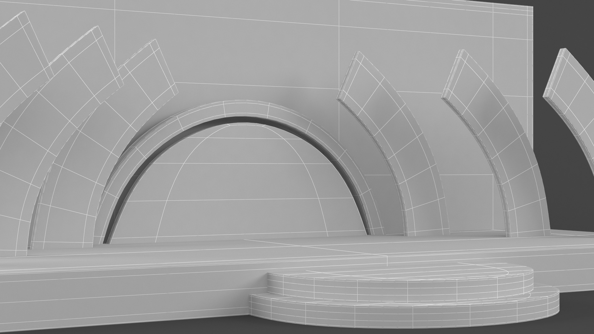 Empty Stage Design free 3D model | CGTrader