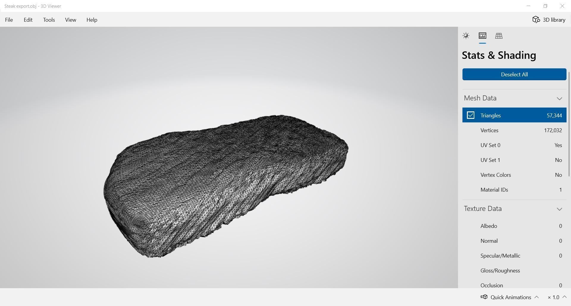 Steak free 3D model | CGTrader