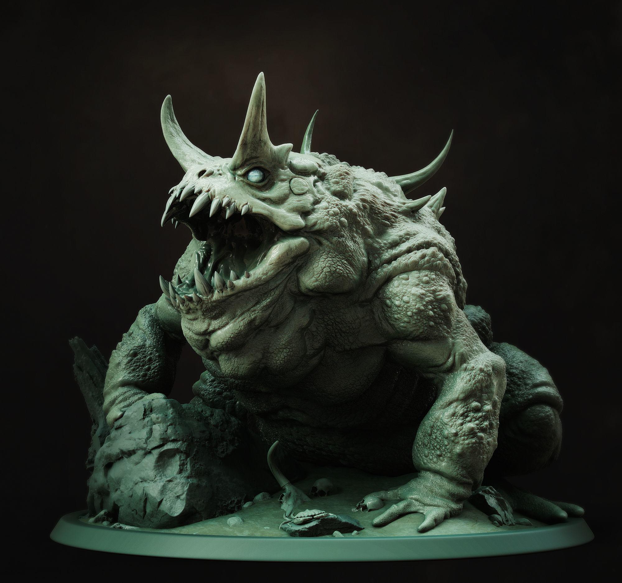 Giant Toad 3D model 3D printable | CGTrader