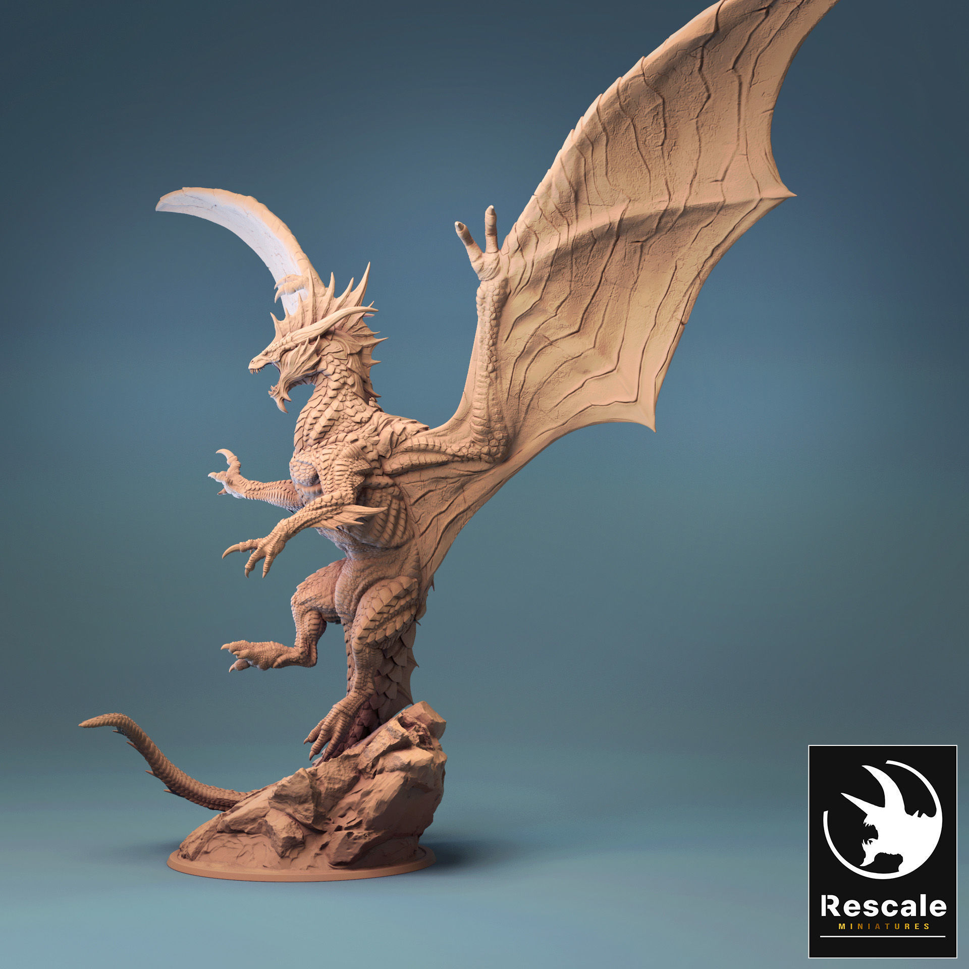 Grey Dragon 3D model 3D printable | CGTrader
