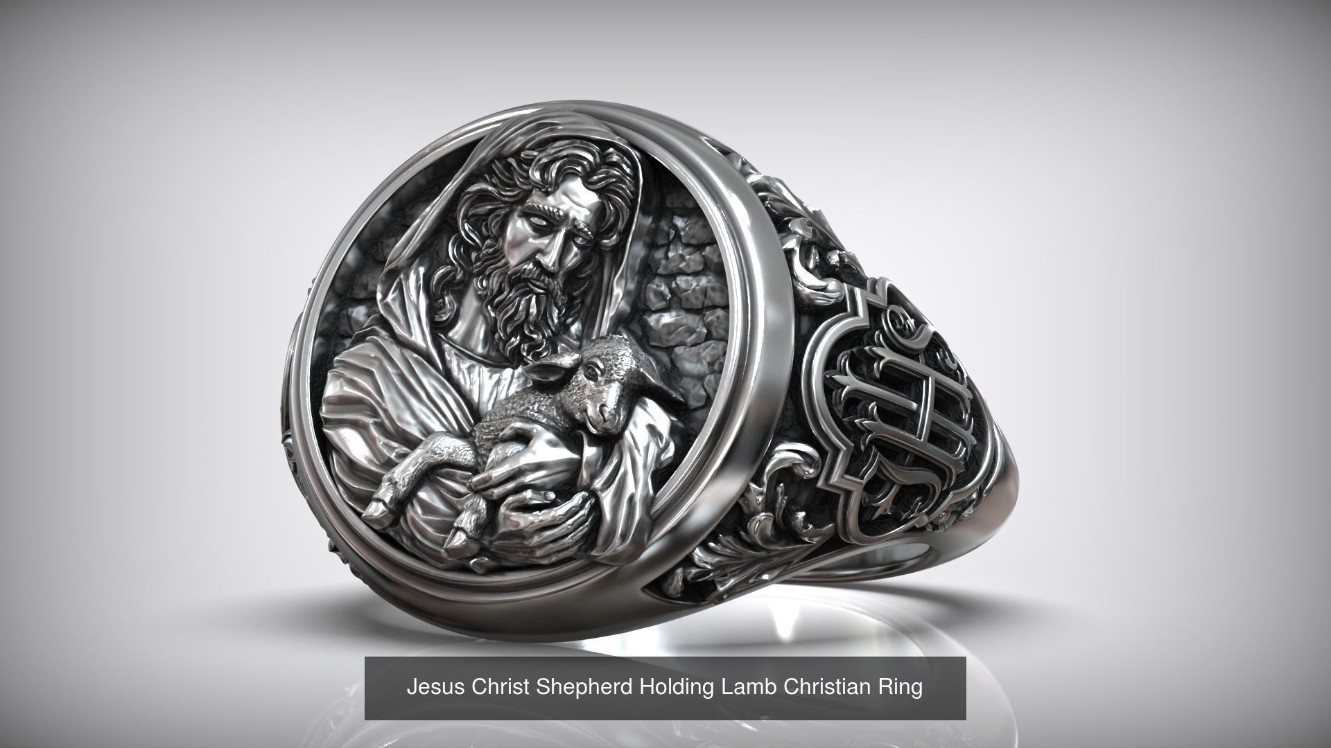 Jesus Christ Christogram Catholic Christian Collection 3D printable ...