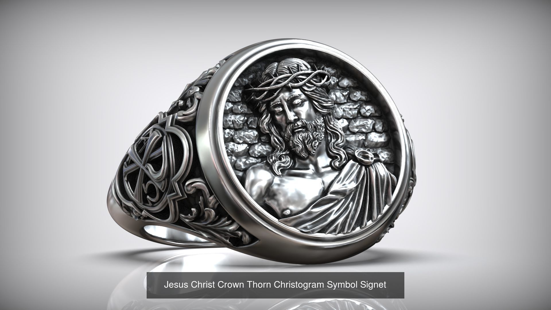 Jesus Christ Christogram Catholic Christian Collection 3D printable ...