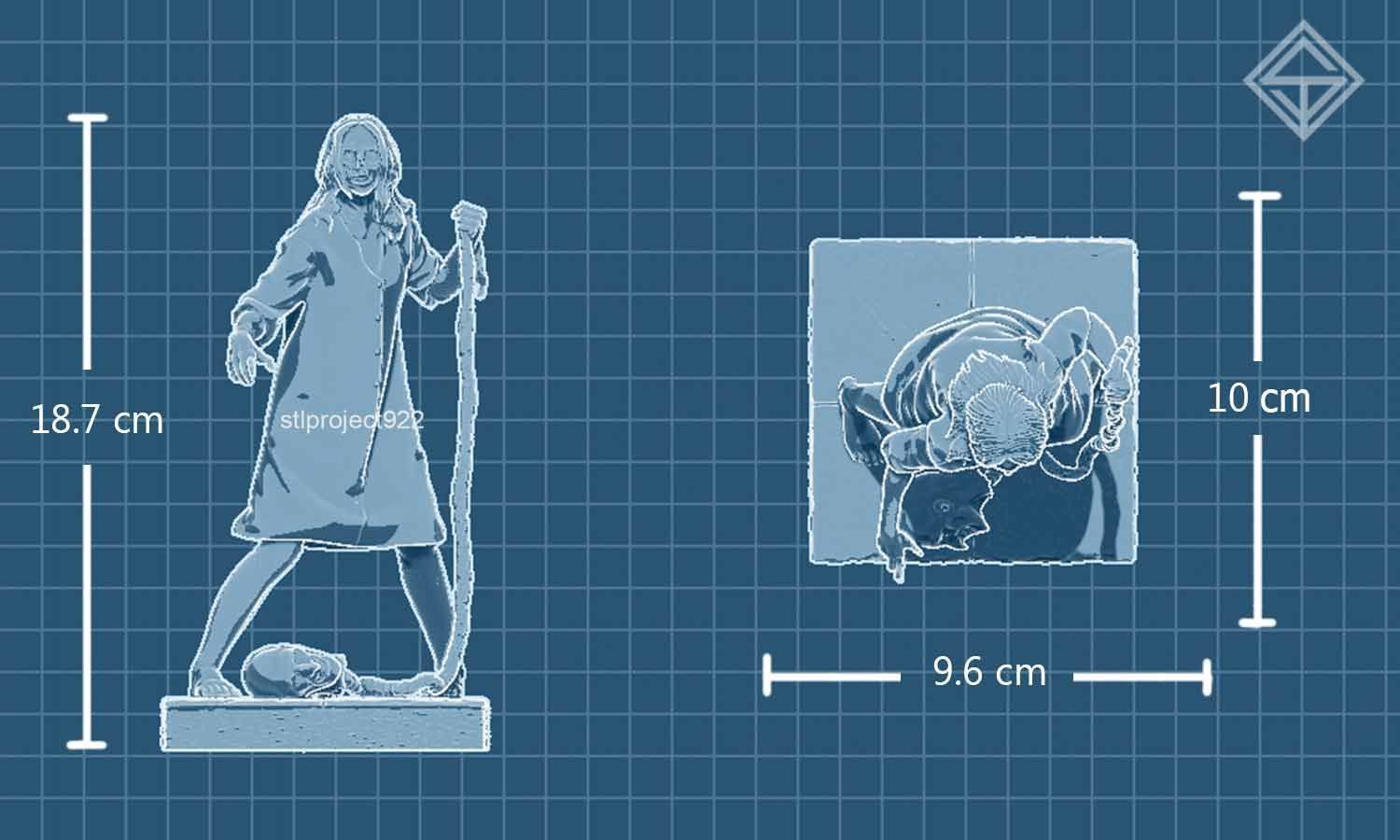Victoria Heyes 3D model 3D printable | CGTrader