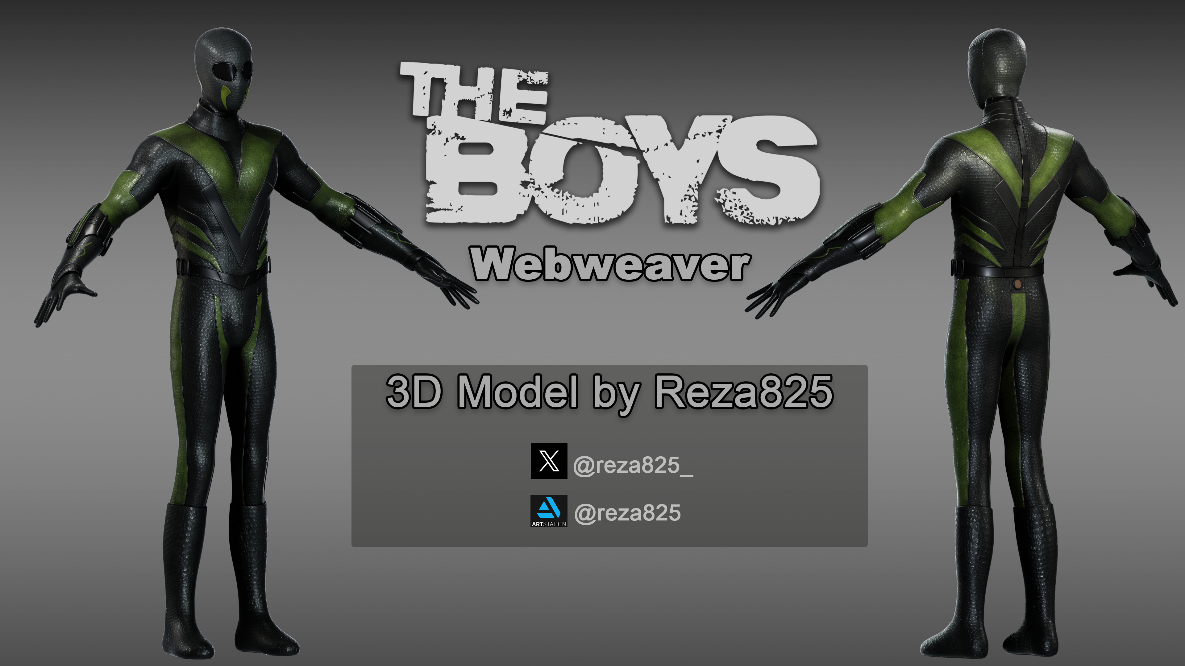 Webweaver from The Boys TV Series 3D model 3D model rigged | CGTrader