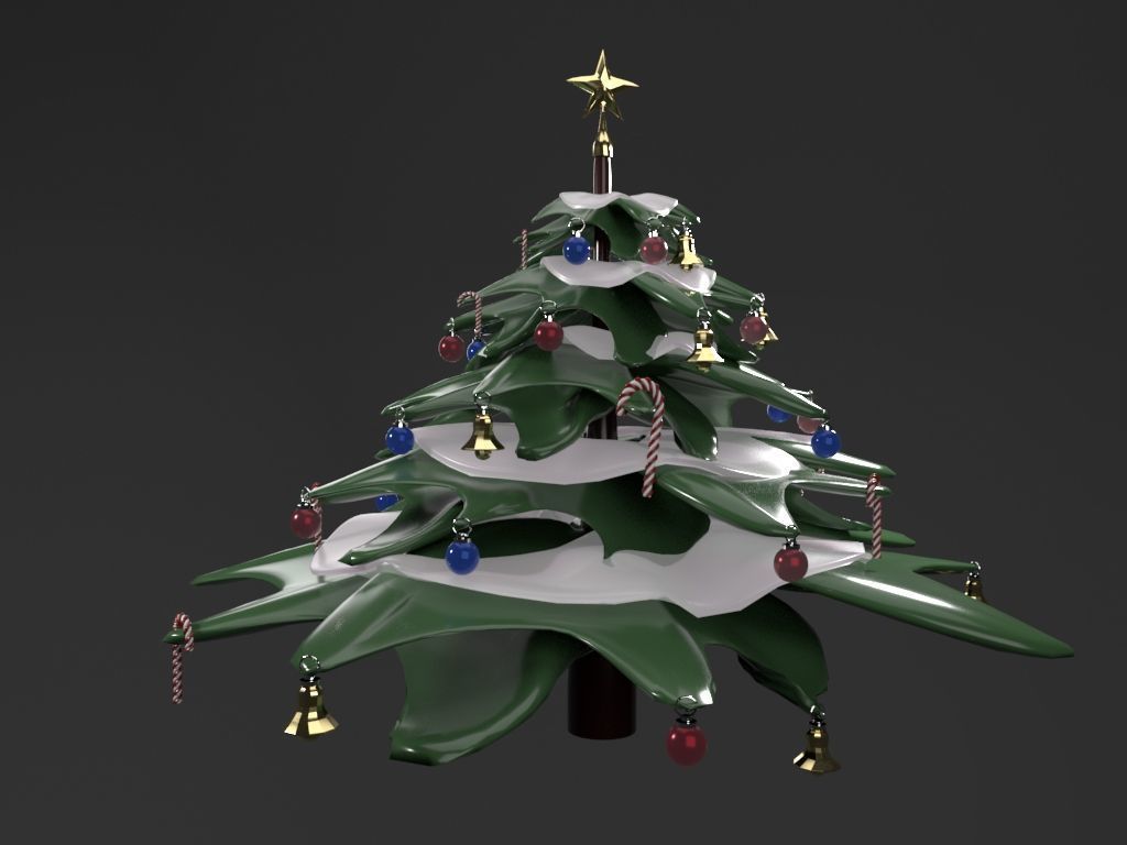 Christmas Tree 3D free 3D model | CGTrader