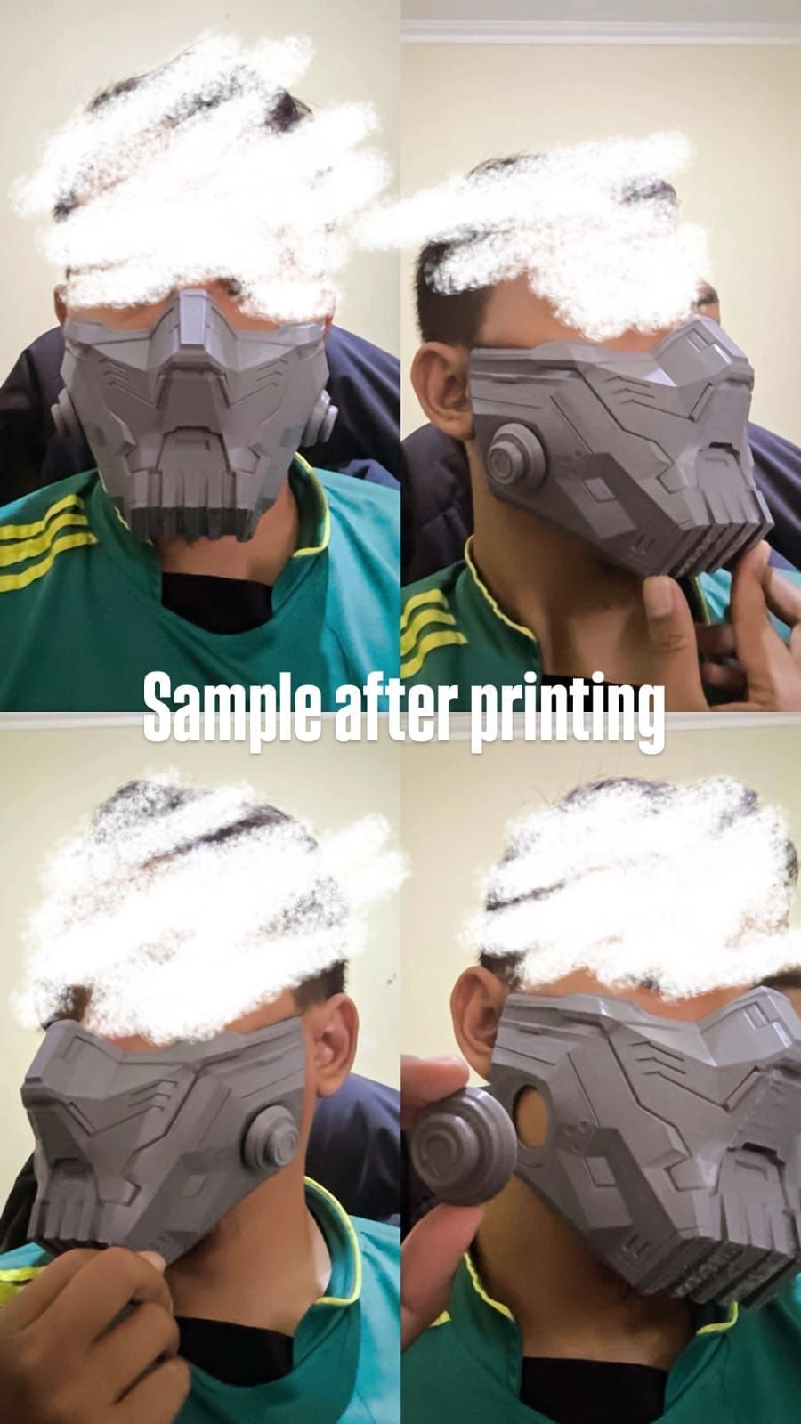 Marvel rivals Winter Soldier mask 3D STL file 3D model 3D printable ...