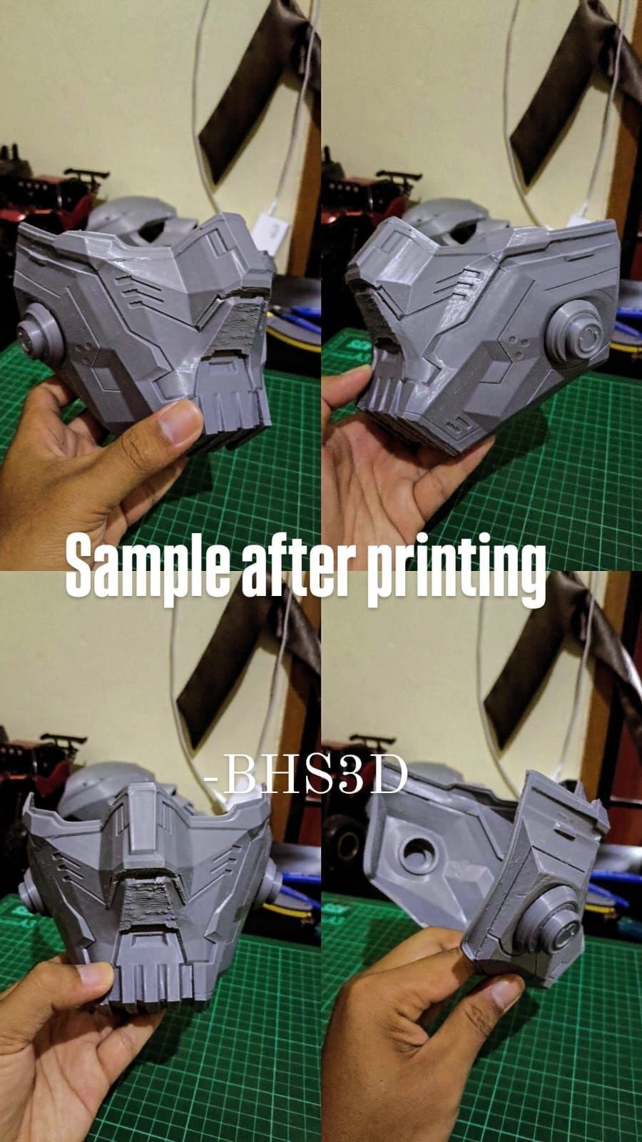 Marvel rivals Winter Soldier mask 3D STL file 3D model 3D printable ...