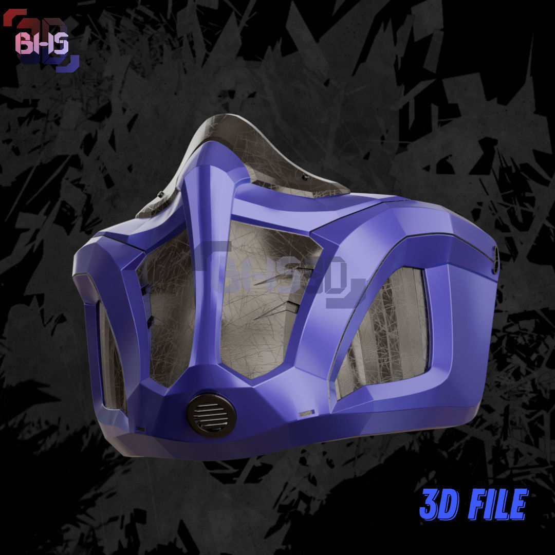 Marvel Rivals Hawkeye Mask 3D STL File 3D model 3D printable | CGTrader