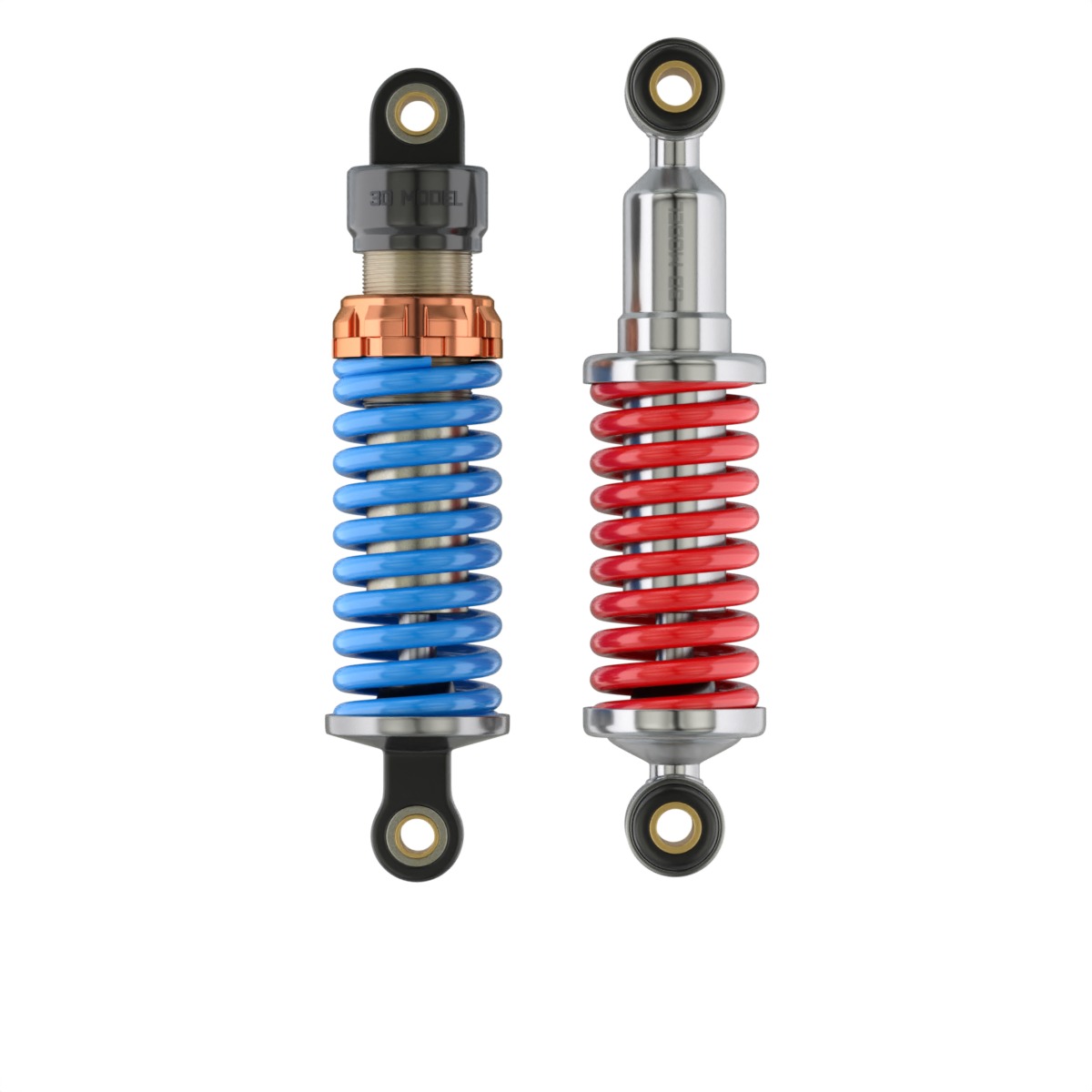 Animated Shock Absorber 3D model animated | CGTrader