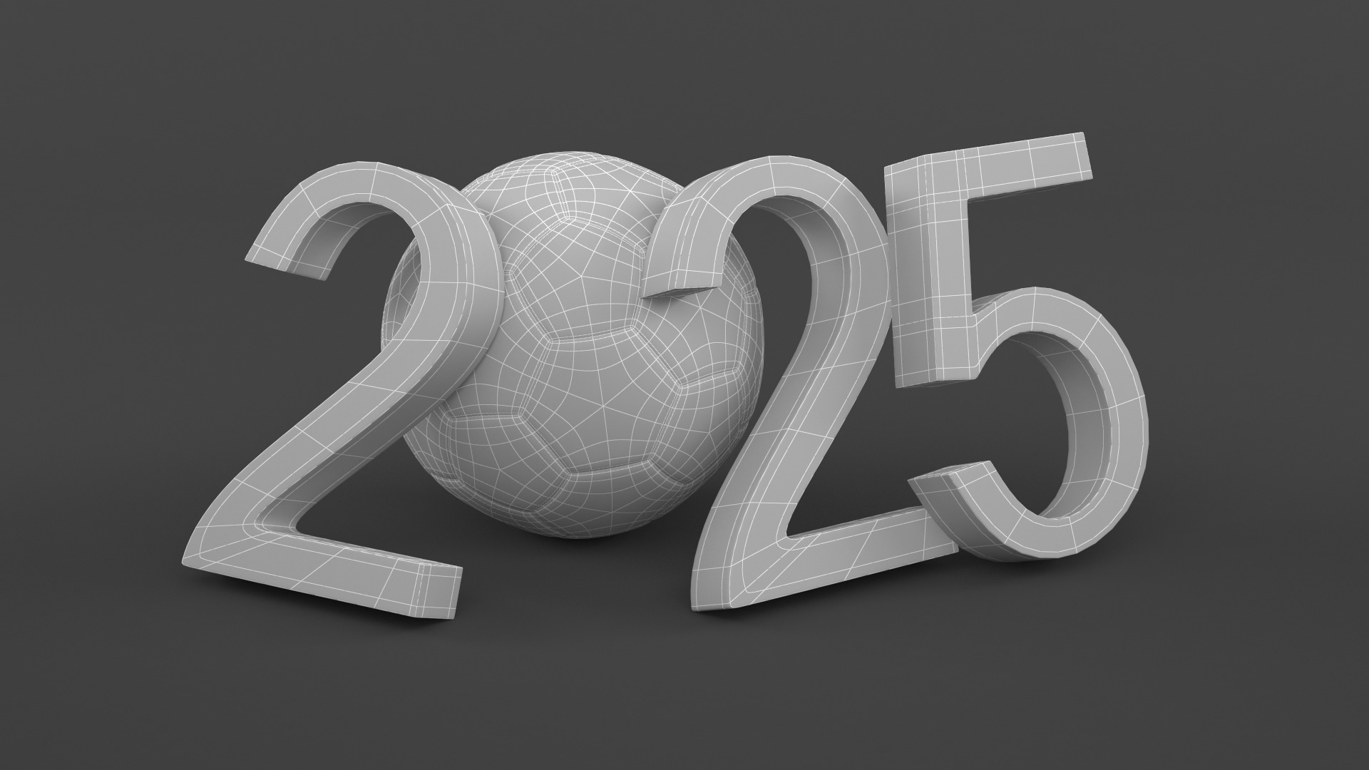 New Year 2025 free 3D model | CGTrader