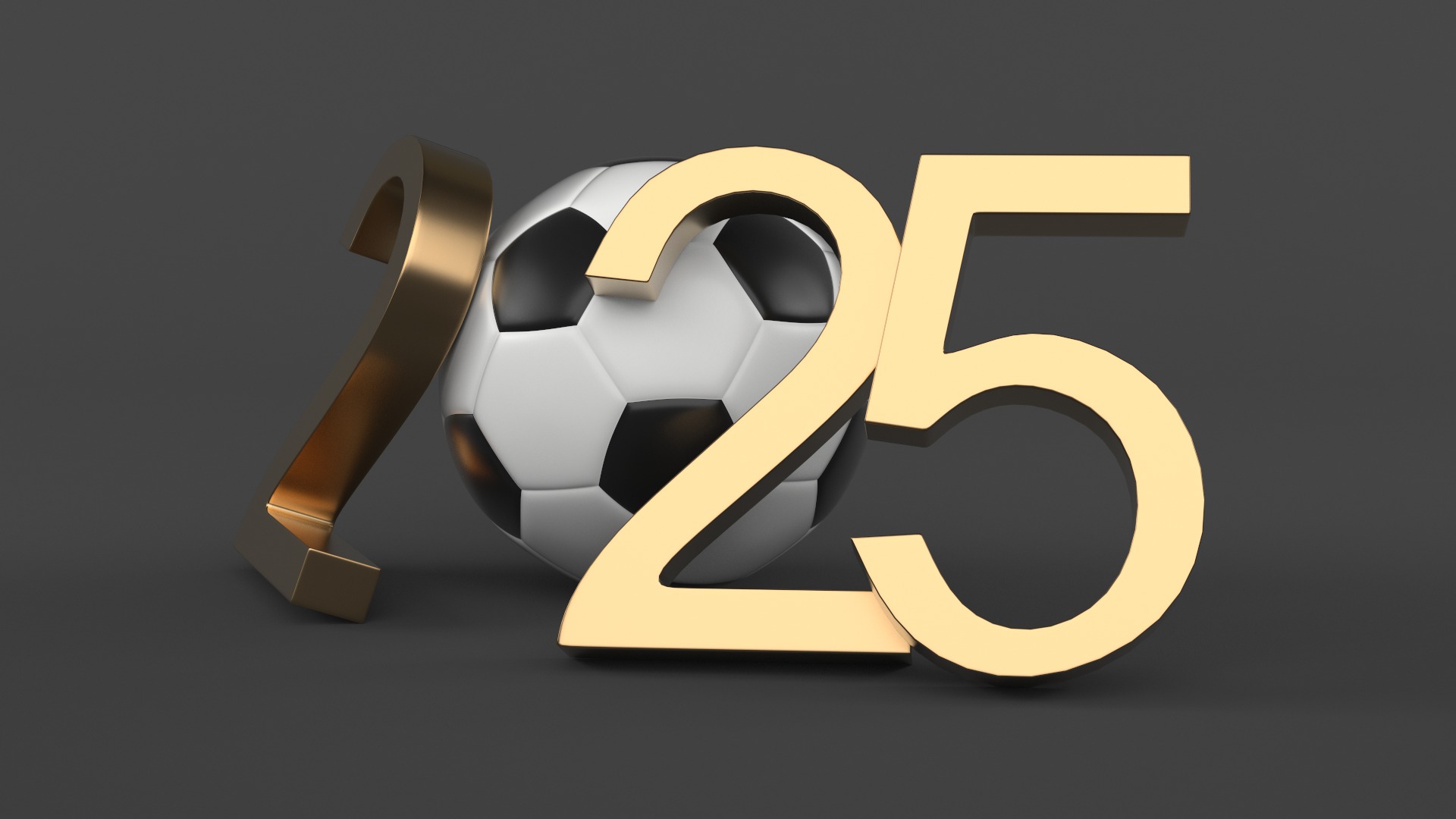 New Year 2025 free 3D model | CGTrader
