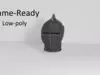 Game Ready Knight Helmet free VR / AR / low-poly 3D model | CGTrader