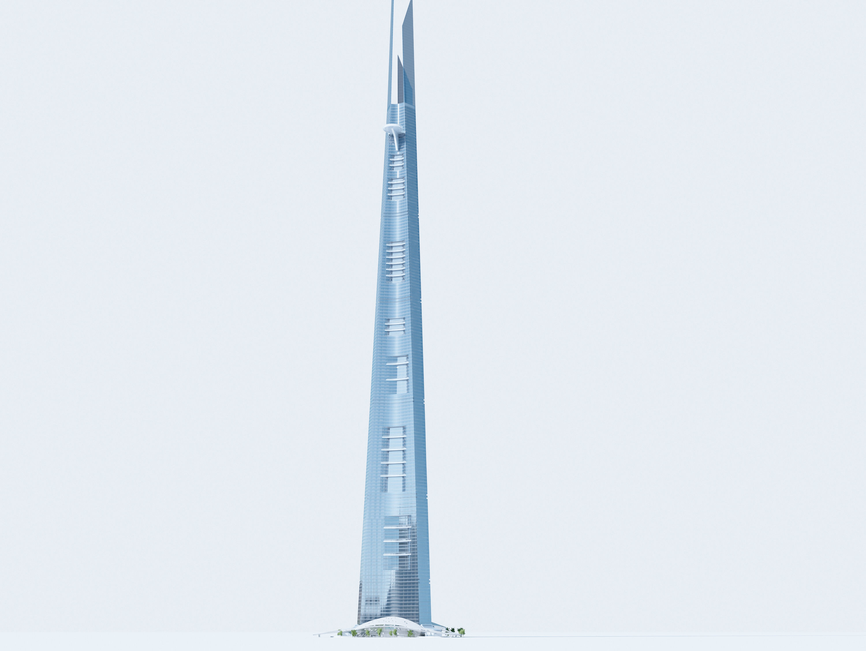 jeddah tower - saudi arabia 3D model | CGTrader