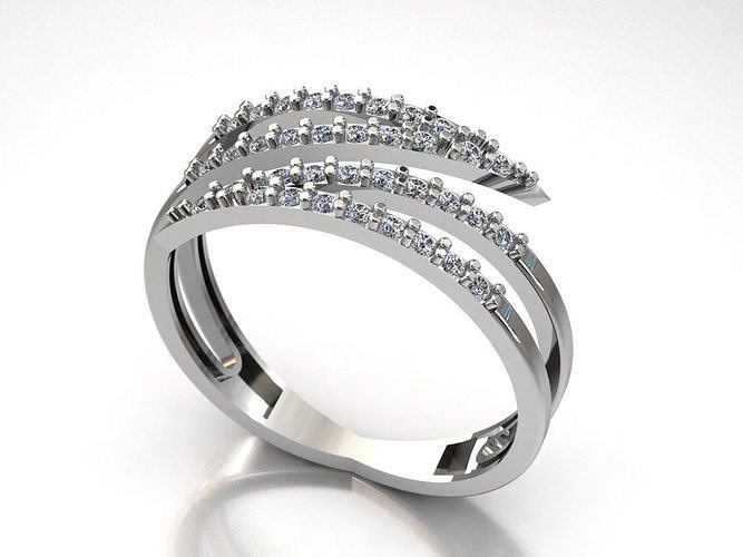 Double-sided ring free 3D model 3D printable | CGTrader