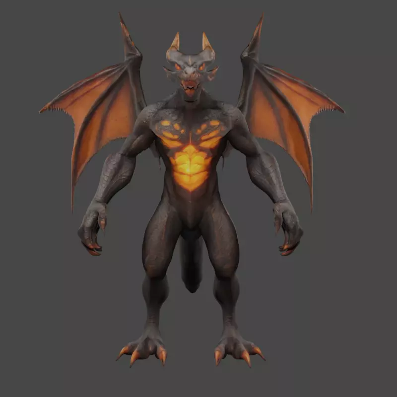 Demon dragon 3D model 3D model | CGTrader