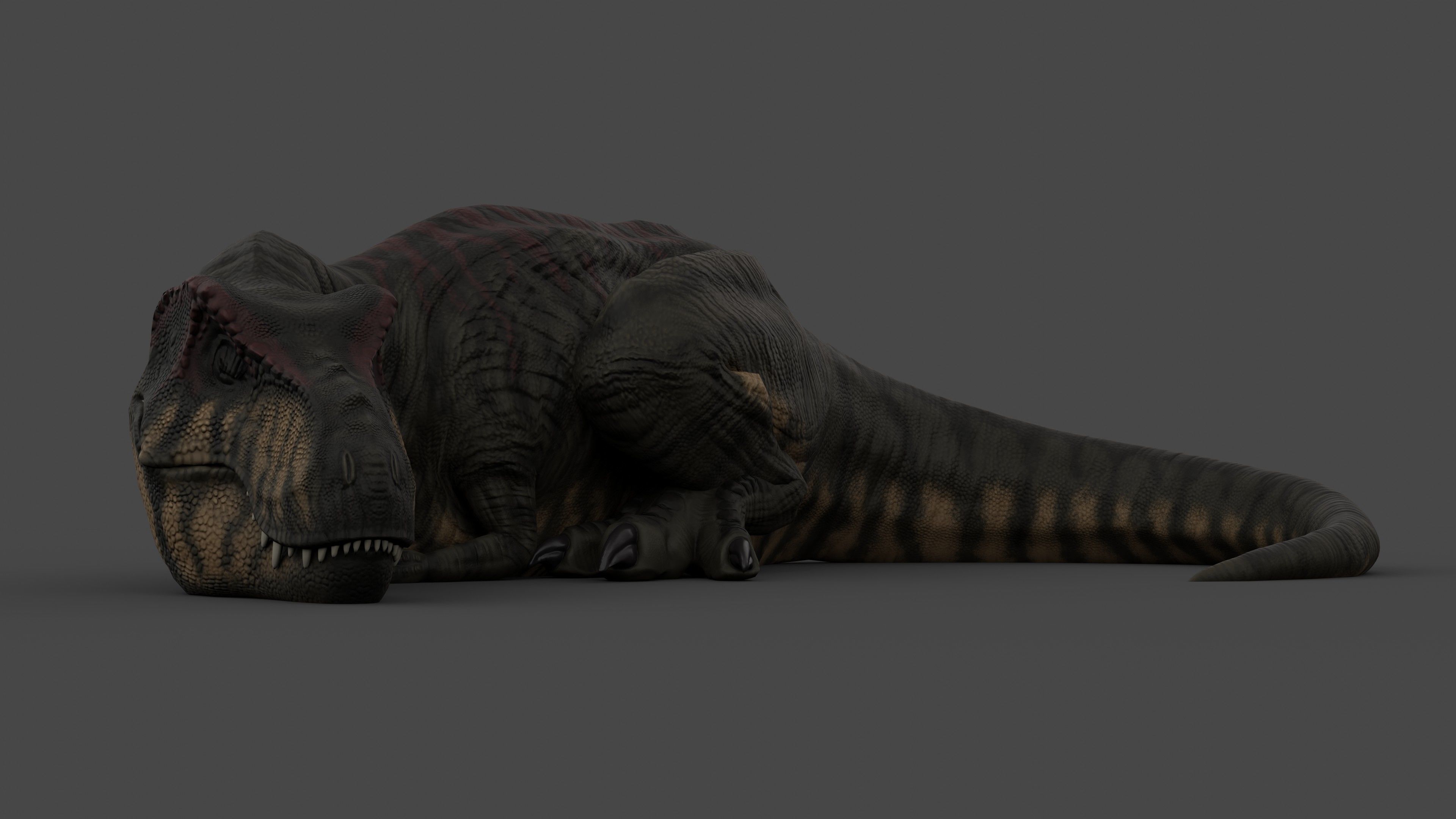 3D model Tyrannosaurus Rex 90s Style VR / AR / low-poly | CGTrader