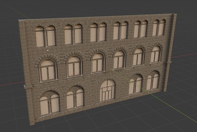 Renaissance building front free 3D model | CGTrader