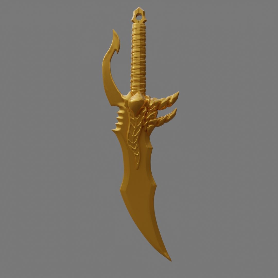 Knight Slayer Knight Killer Dagger Solo Leveling Fan Art 3D model 3D ...